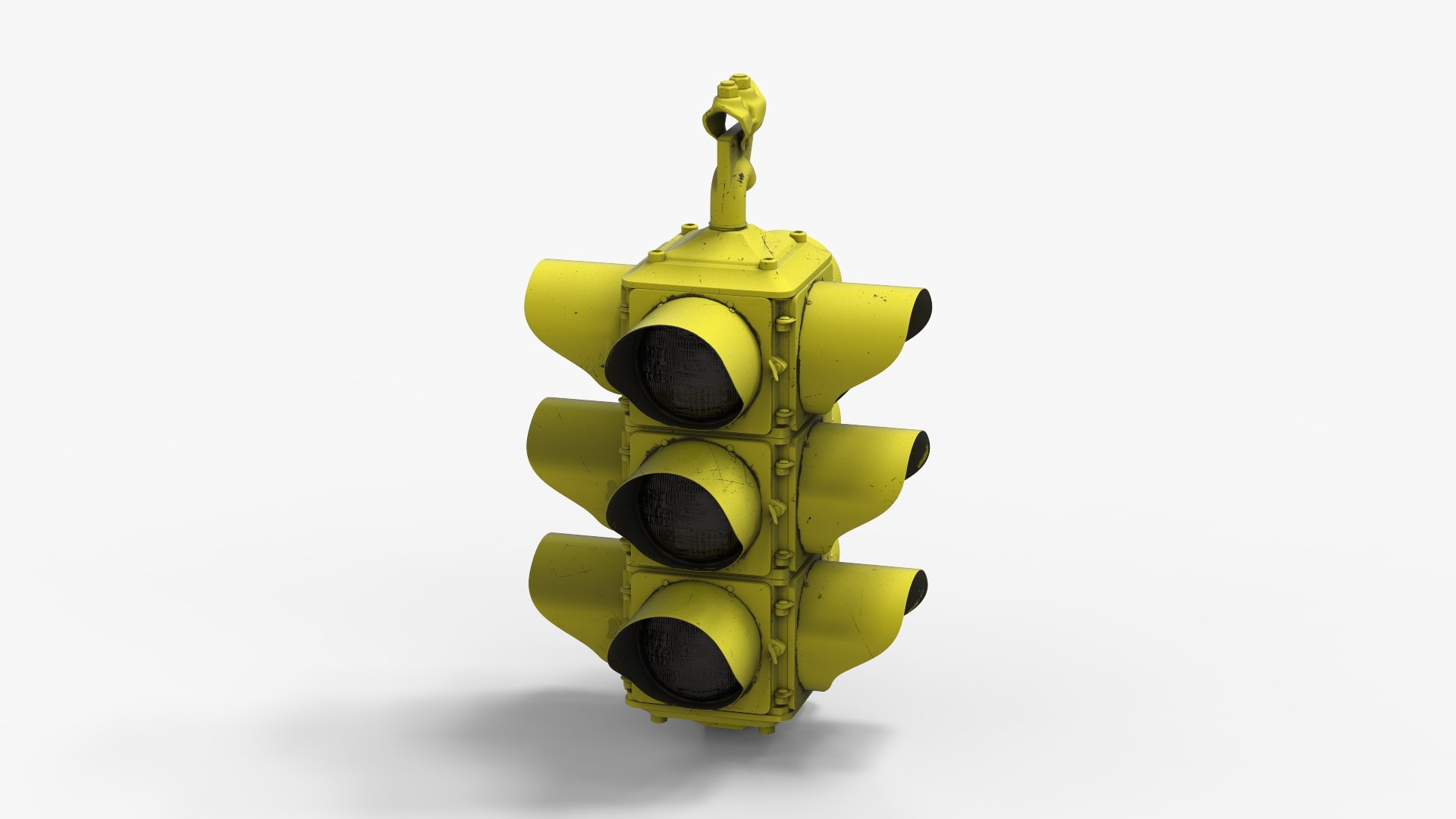 3D Yellow Traffic Lights Signals Model - TurboSquid 1945138