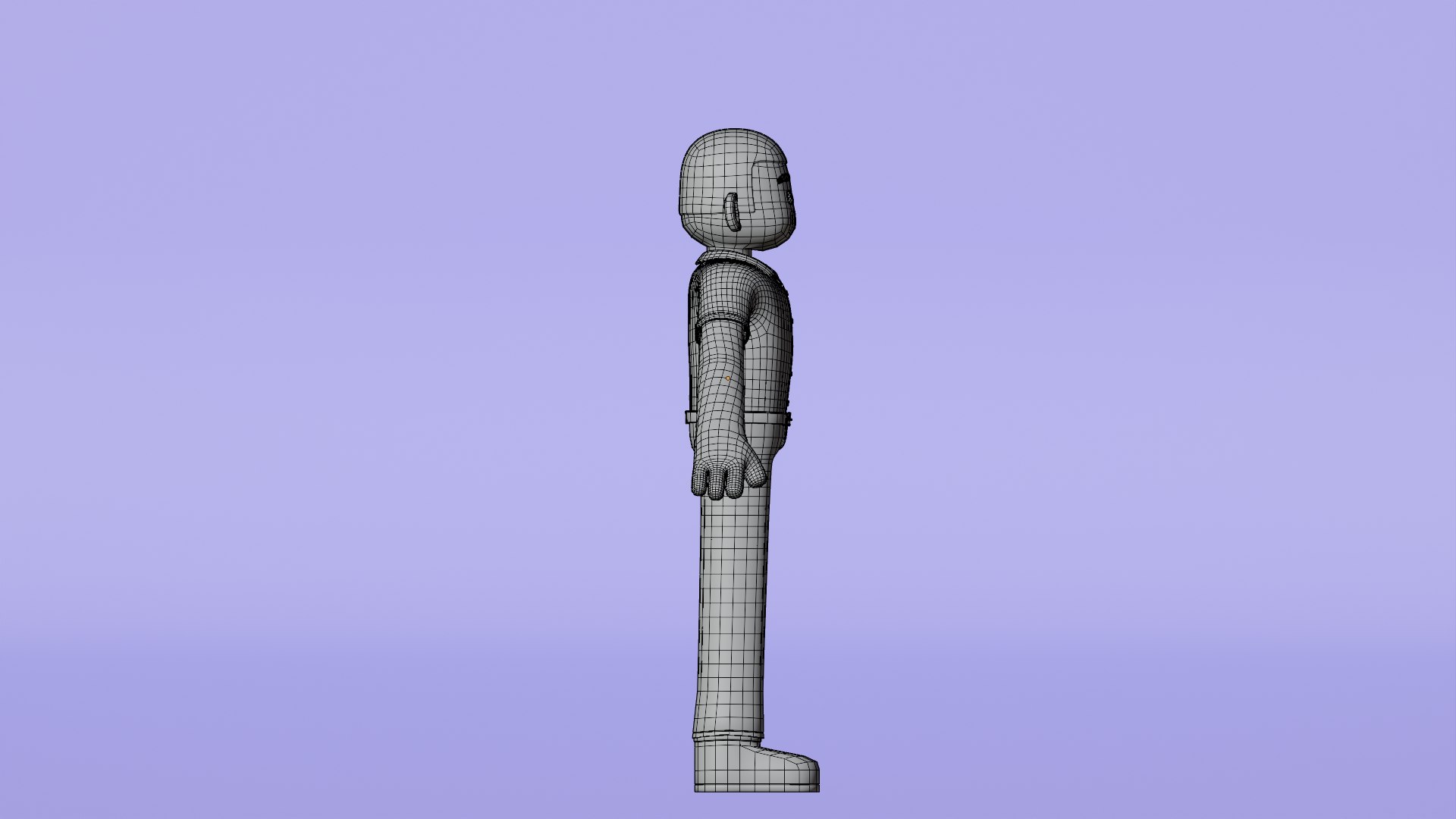 Minimal Simple Man 2 Cartoon Character 3D - TurboSquid 2158215
