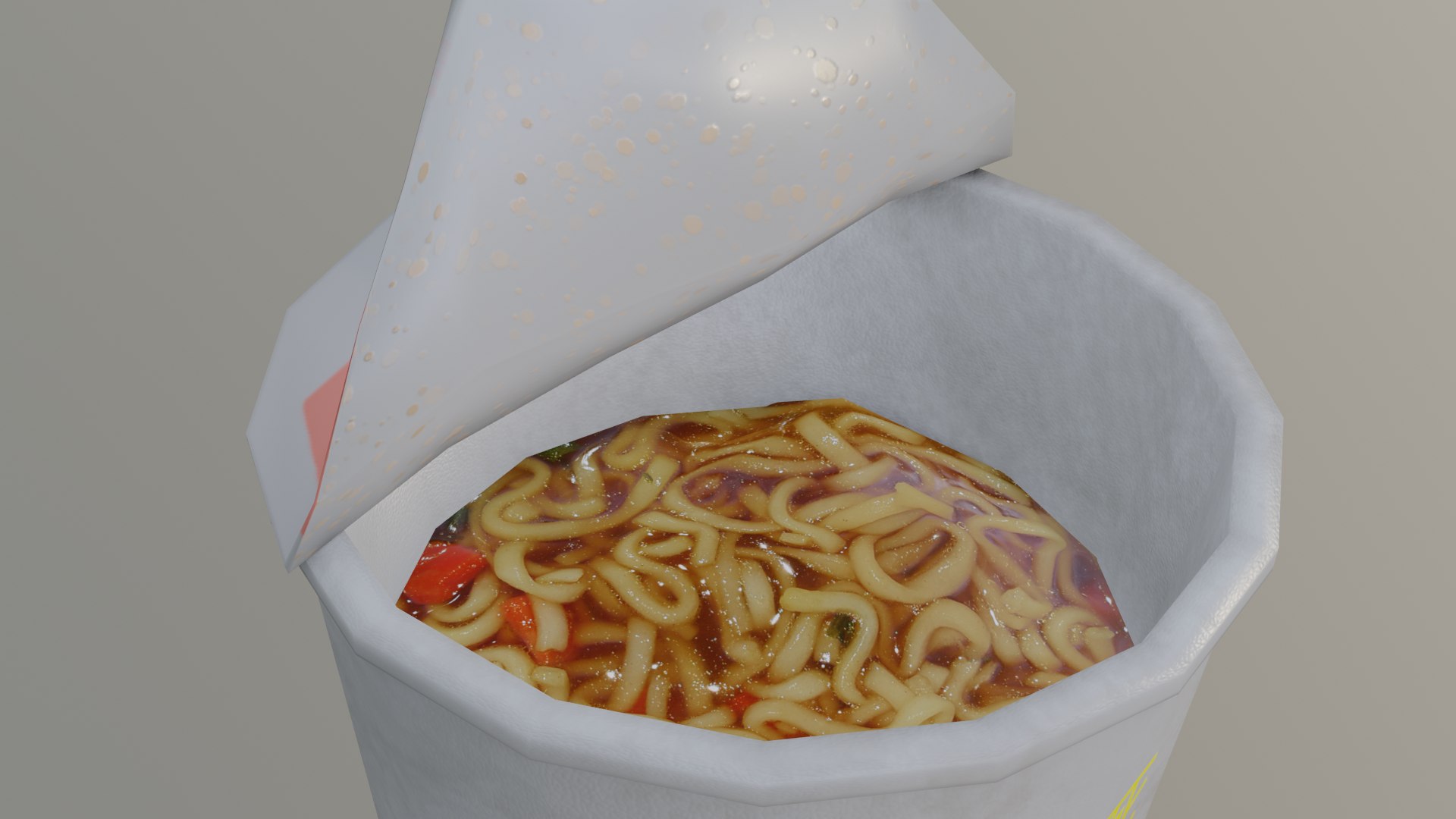 Instant Noodle Soup 3D Model - TurboSquid 1504628