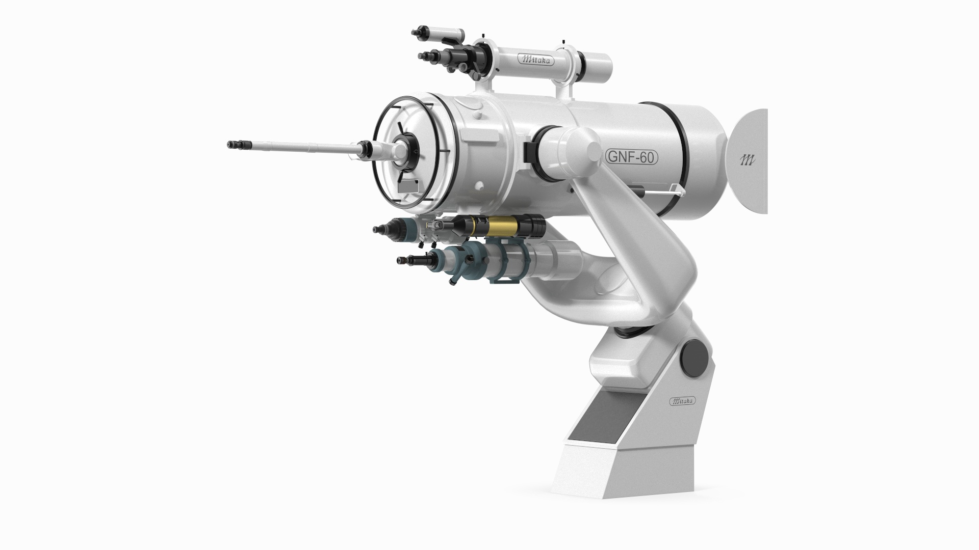 Mitaka GNF60 Observatory Telescope Rigged 3D Model - TurboSquid 2092174