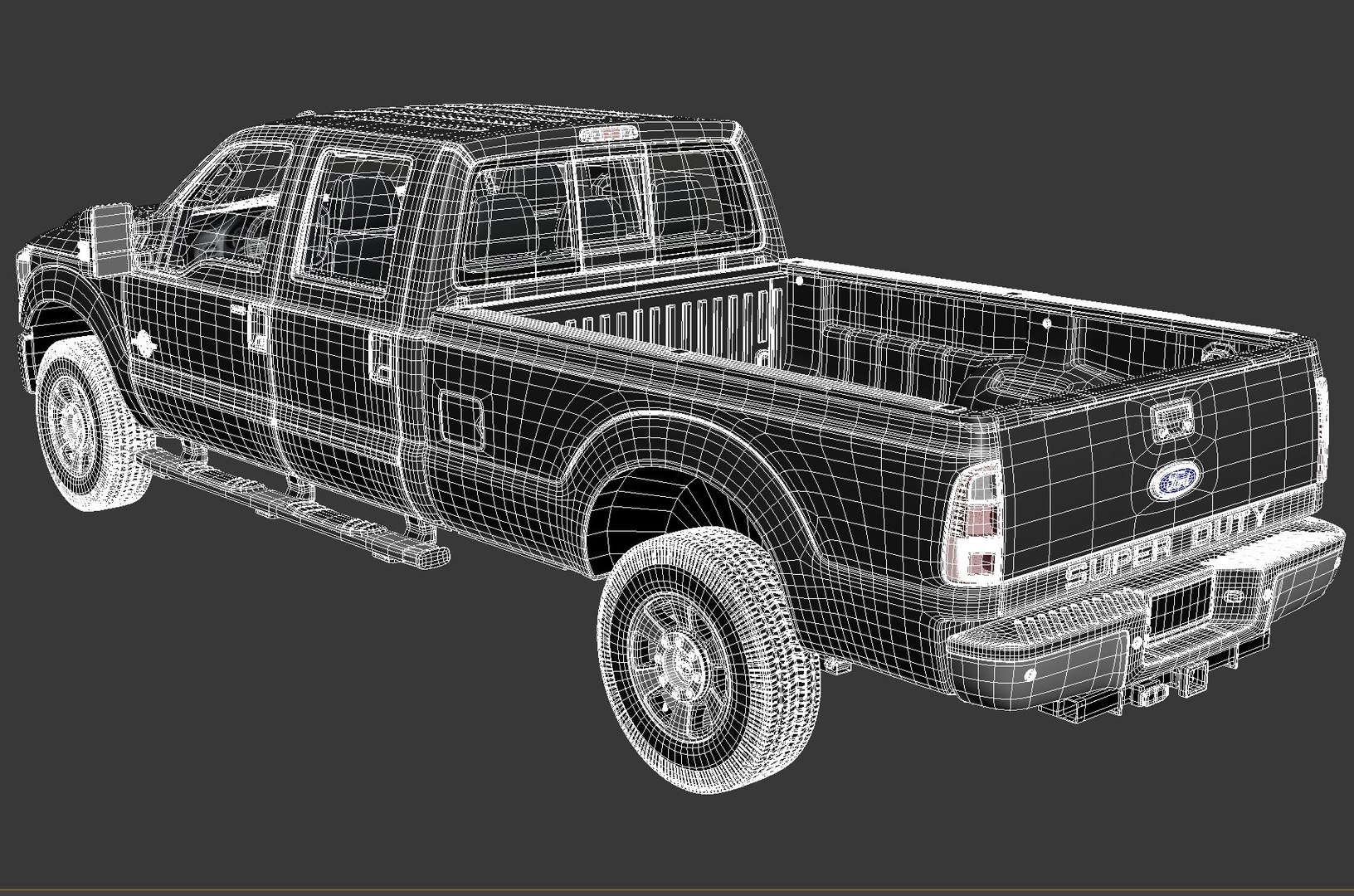 3d Model F F-350
