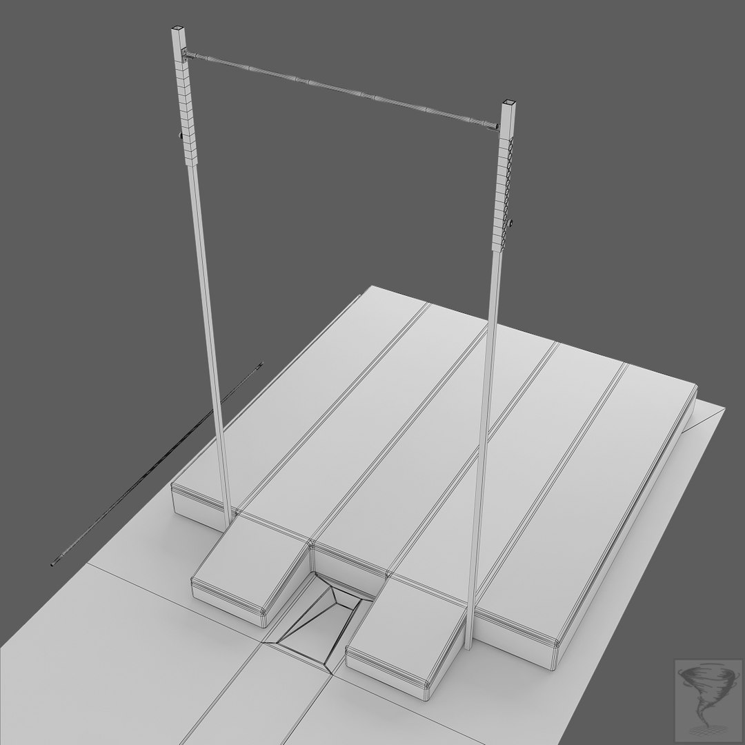 Pole Vault 3d Model