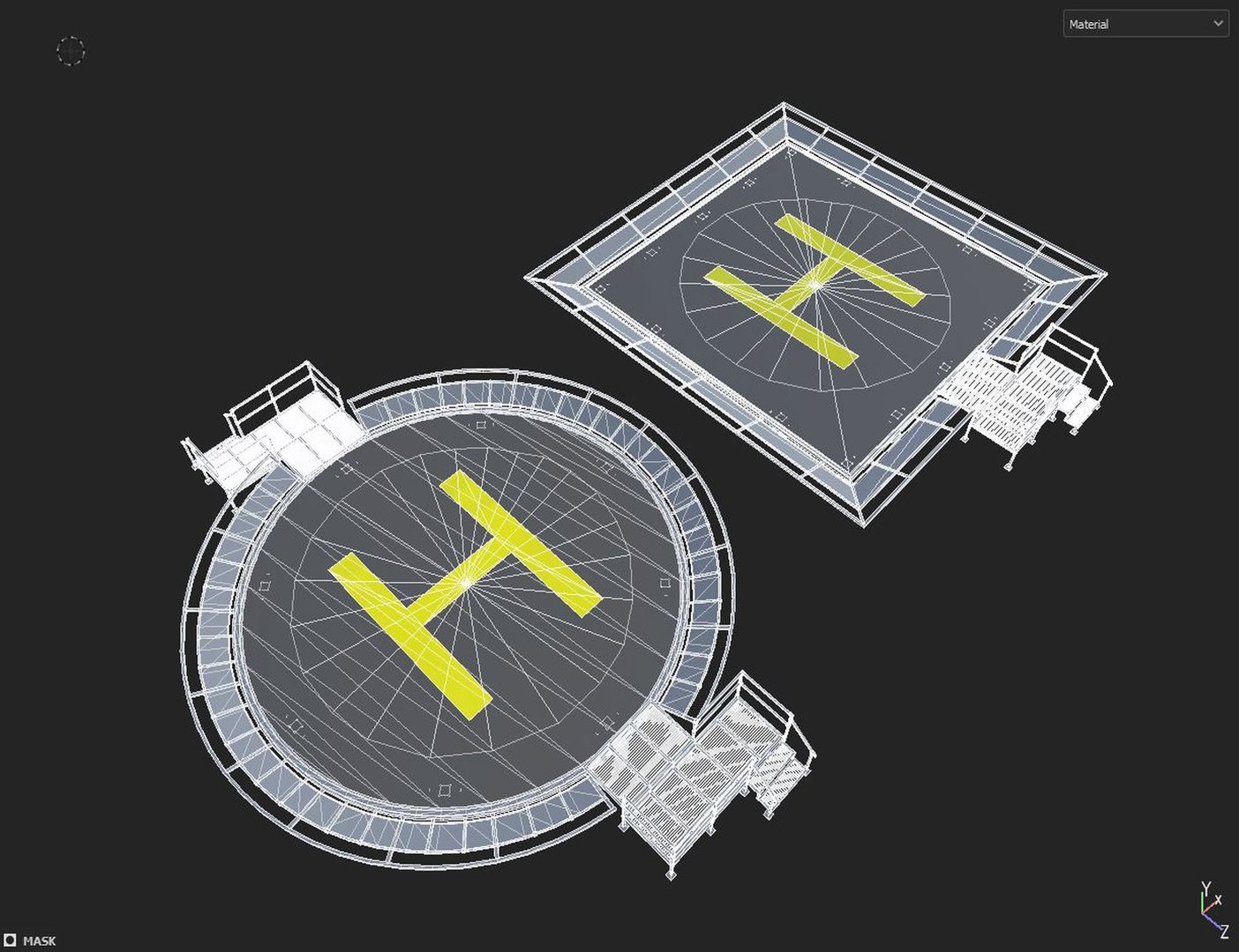 3D Heliport - TurboSquid 2062723