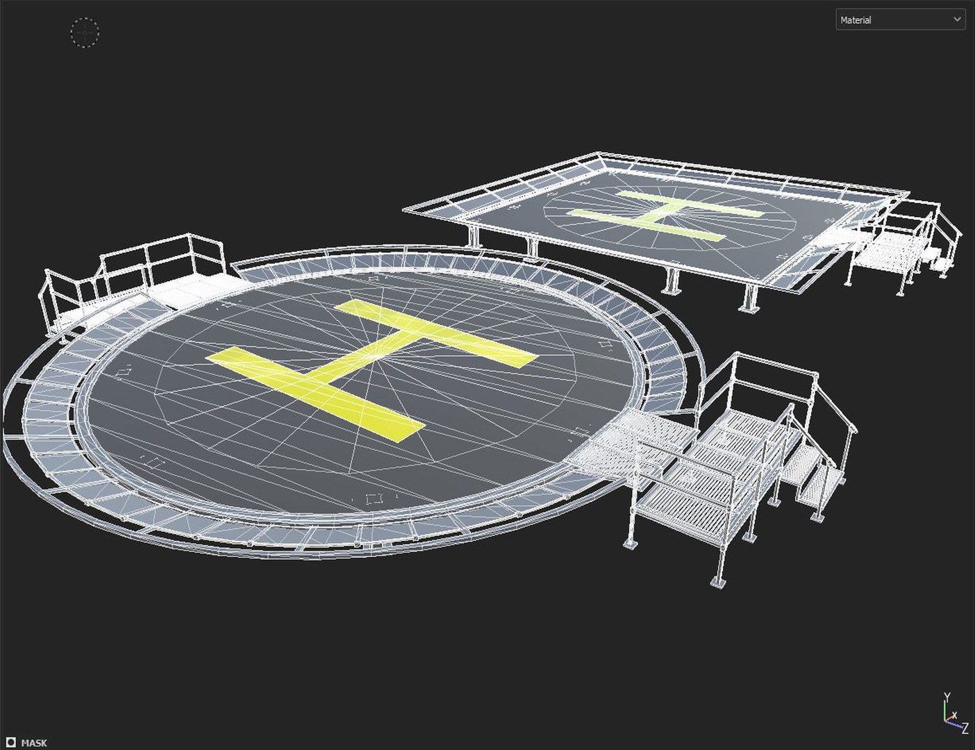 3D Heliport - TurboSquid 2062723