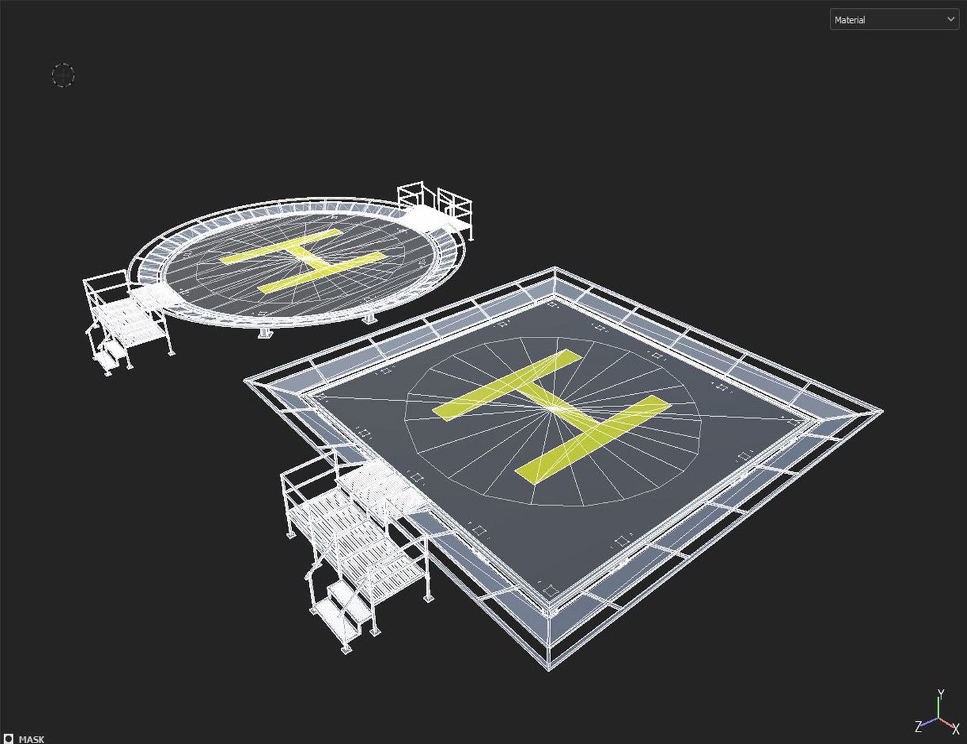 3D Heliport - TurboSquid 2062723