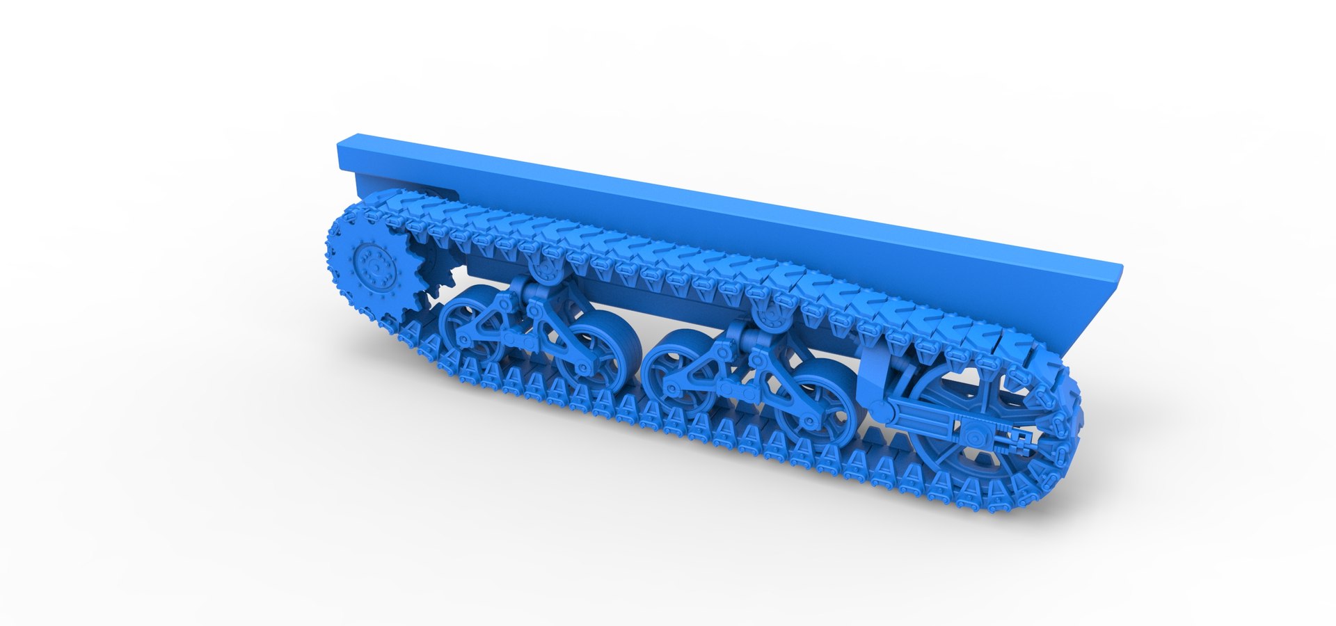 Diecast Track For Vintage Monster Tank Scale 1 To 25 Model - TurboSquid ...