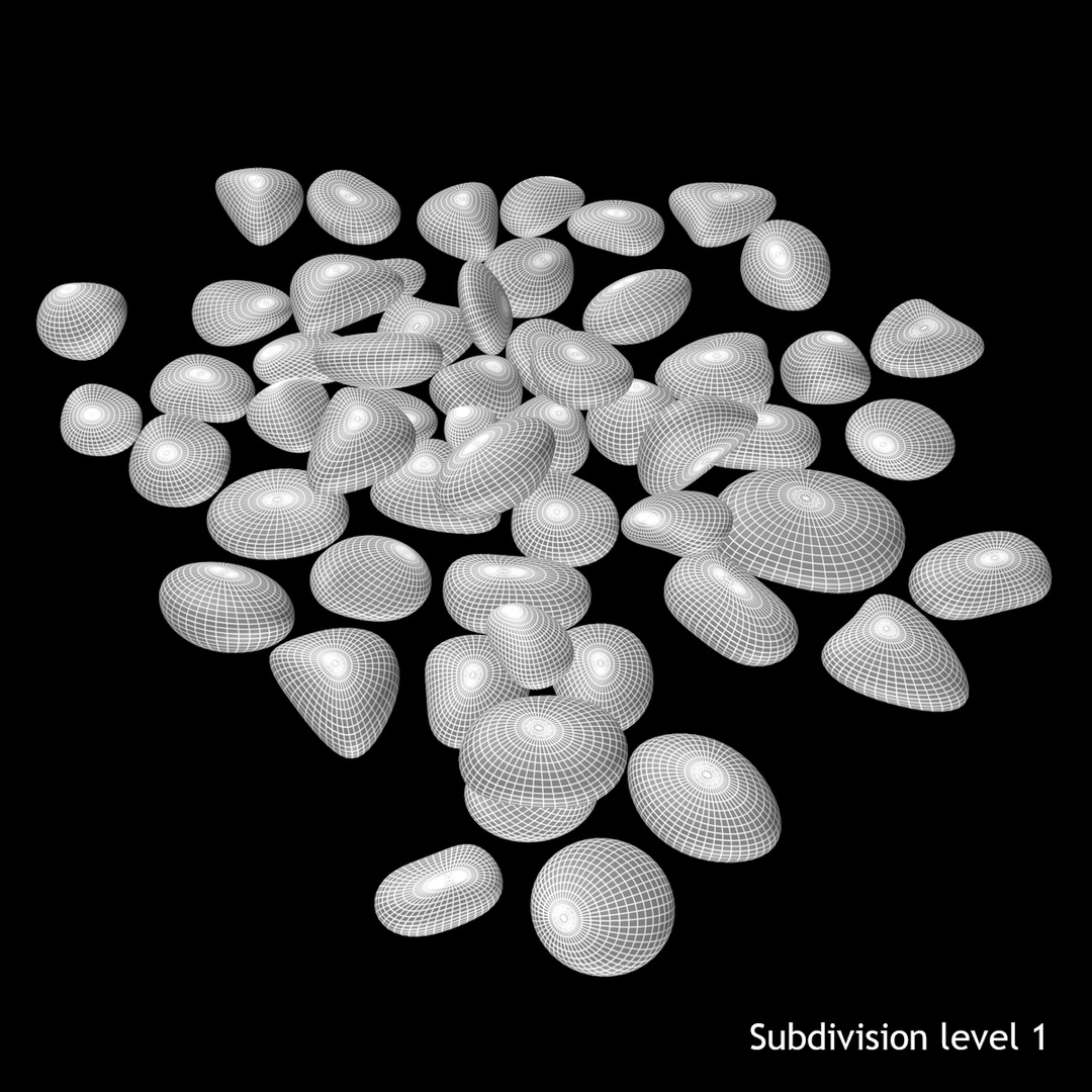 pebbles vrayforc4d rocks
