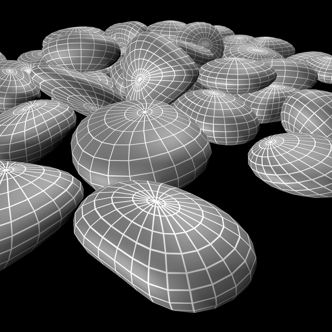 pebbles vrayforc4d rocks