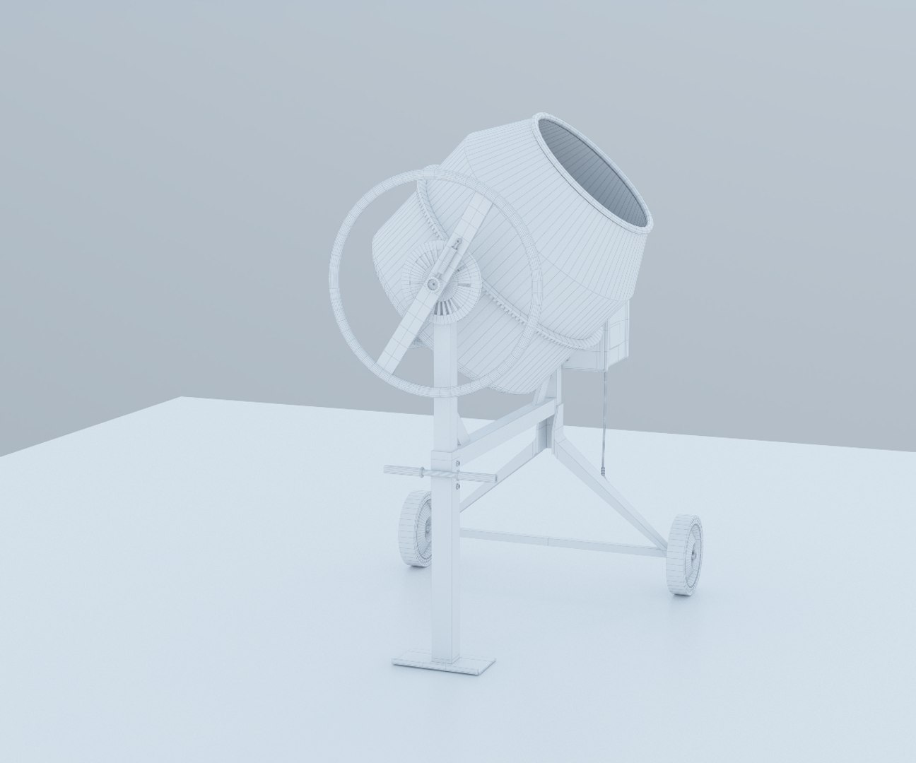 Concrete Mixer 3D Model - TurboSquid 1366378