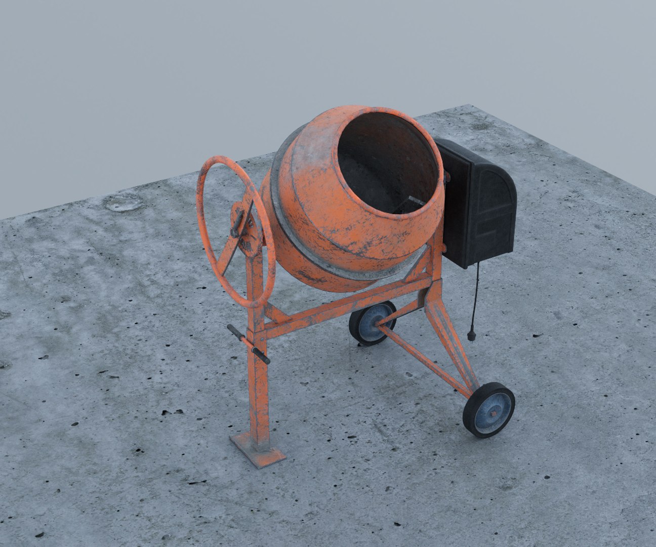 Concrete Mixer 3D Model - TurboSquid 1366378