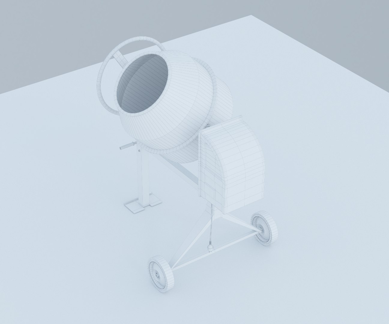 Concrete Mixer 3D Model - TurboSquid 1366378
