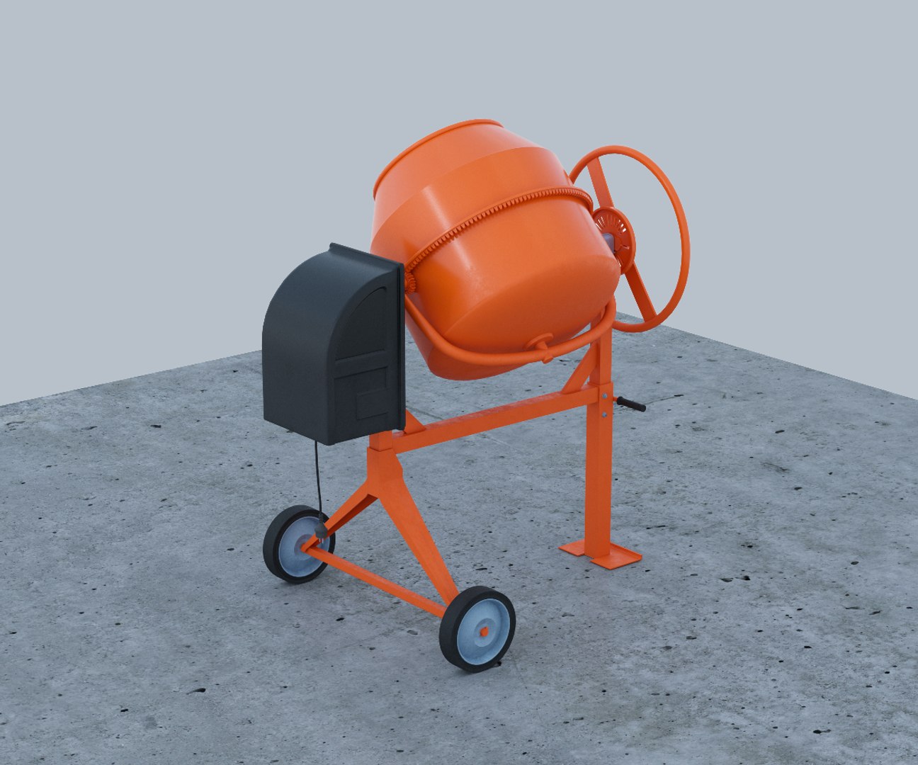 Concrete Mixer 3D Model - TurboSquid 1366378