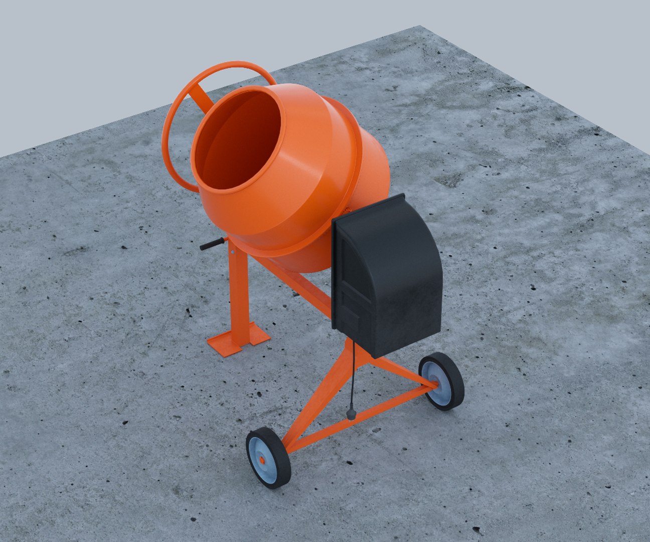 Concrete Mixer 3D Model - TurboSquid 1366378