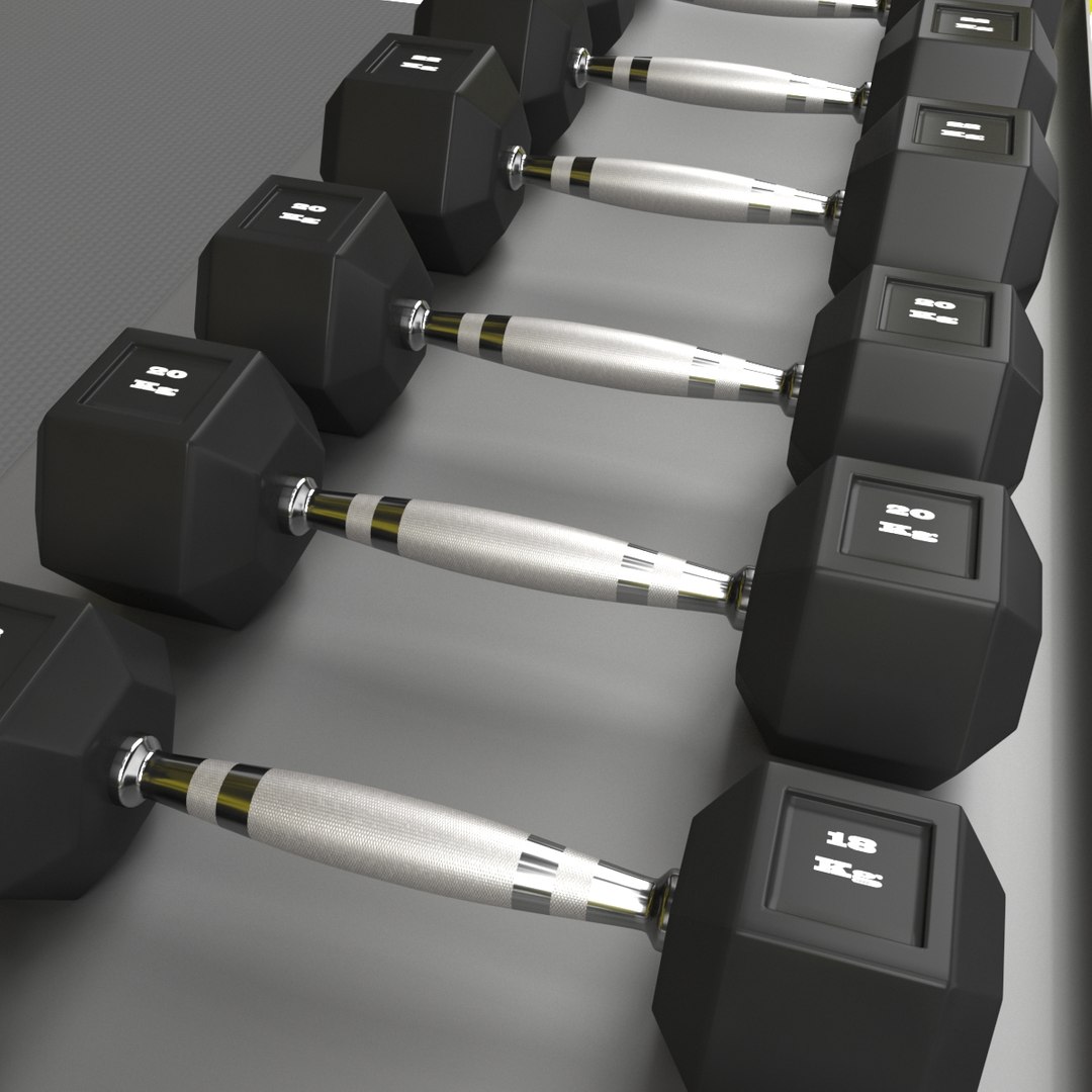 Crossfit Barbells Discs 3D - TurboSquid 1629081