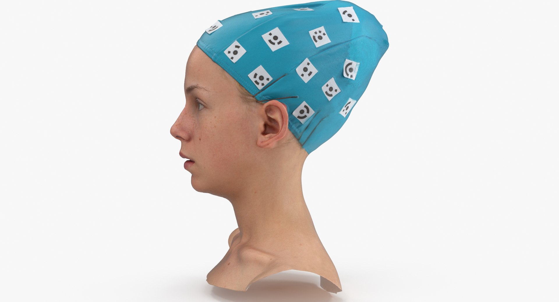 3D Rhea Human Head Jaw - TurboSquid 1664178