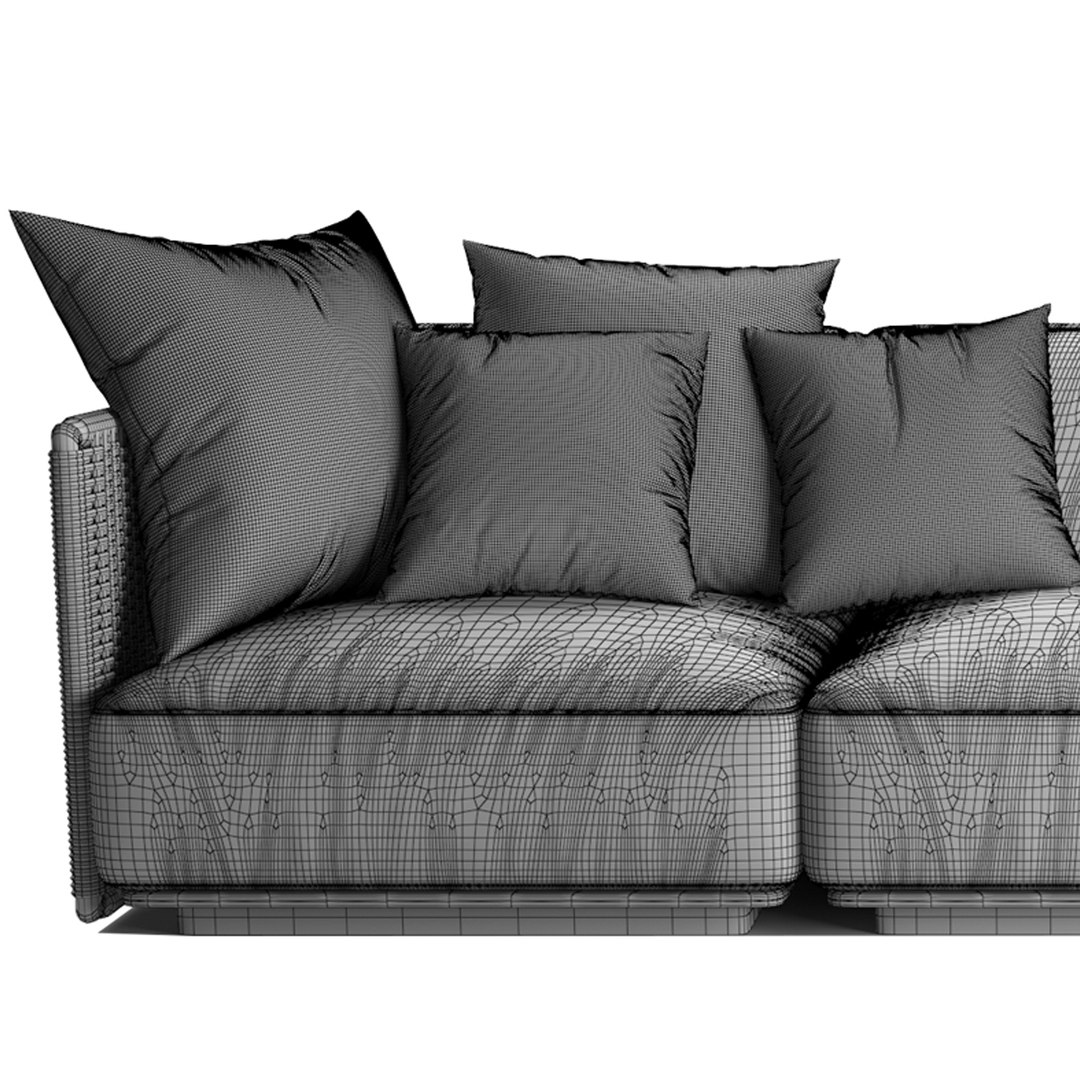 3D Flexform Eddy OUTDOOR Sofa Model - TurboSquid 1976877