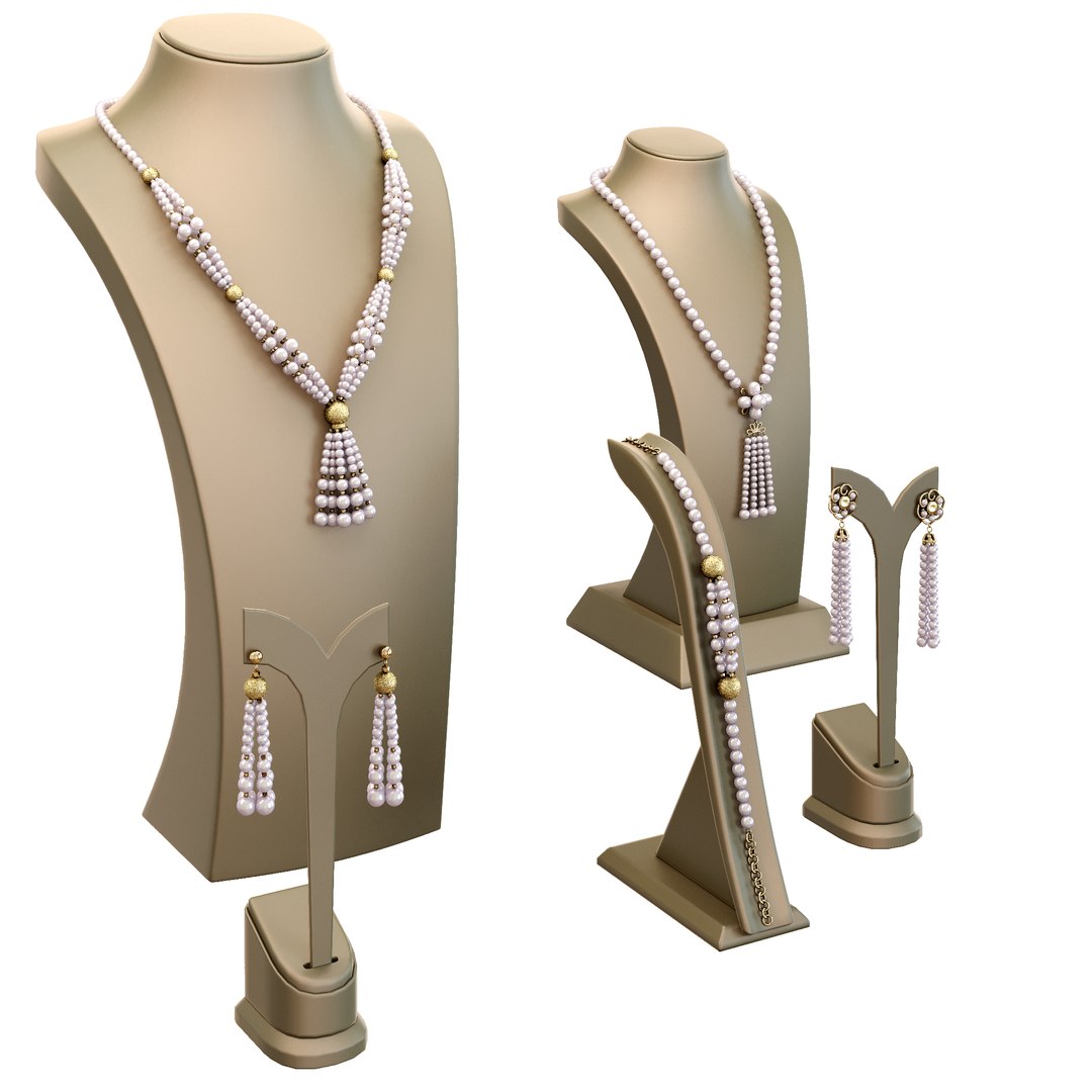 3D Stylish Jewelry Showcase 3 Model - TurboSquid 1963449