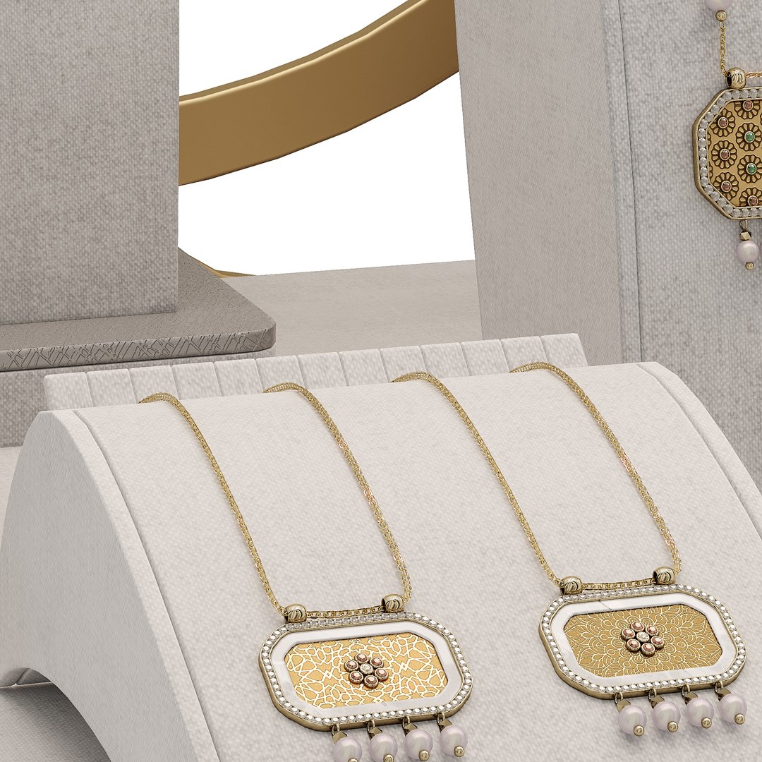 3D Stylish Jewelry Showcase 3 Model - TurboSquid 1963449