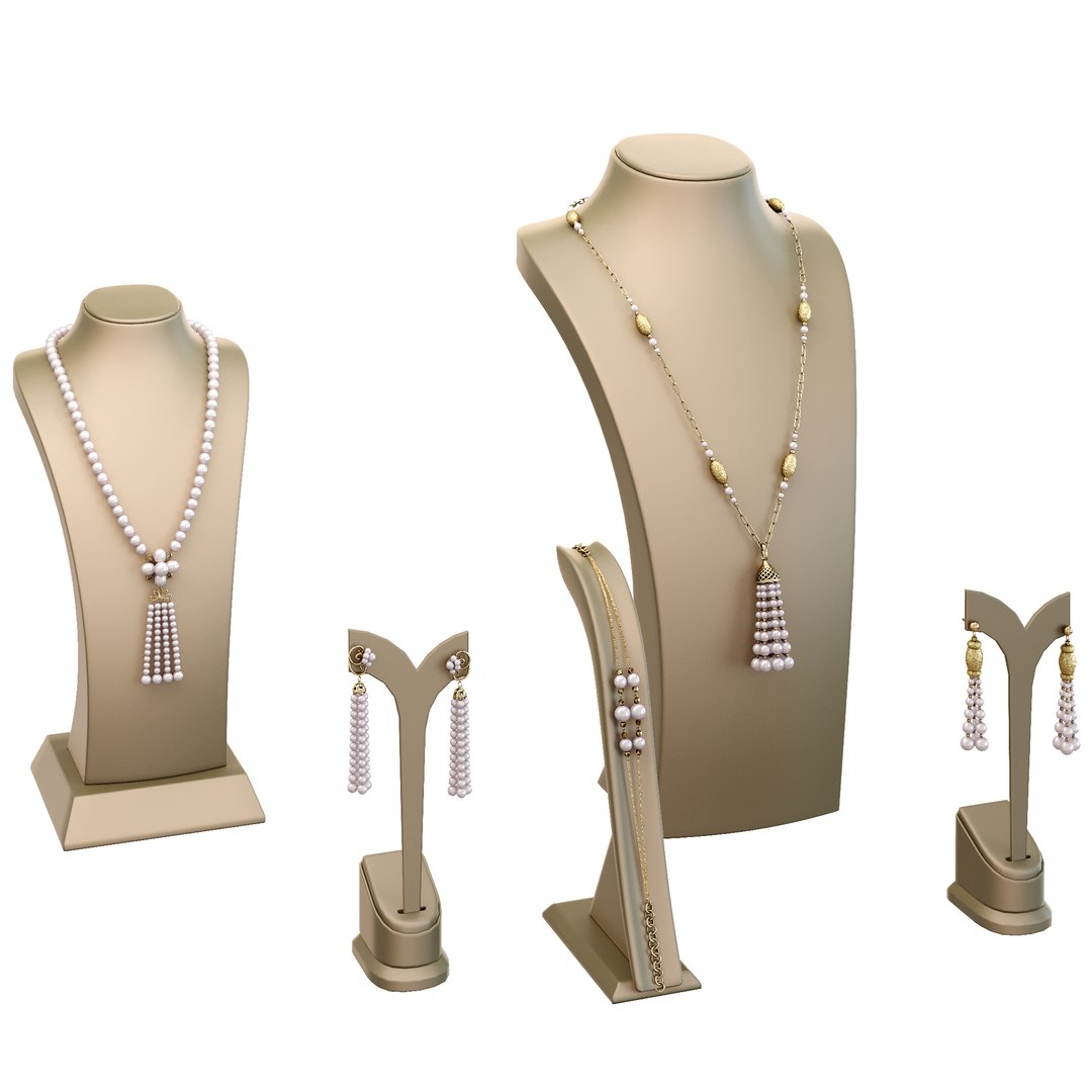 3D Stylish Jewelry Showcase 3 Model - TurboSquid 1963449