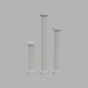 Pillar Blender Models for Download | TurboSquid