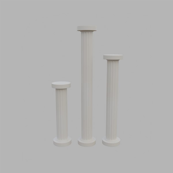 modelo 3d Pilares - TurboSquid 2204815