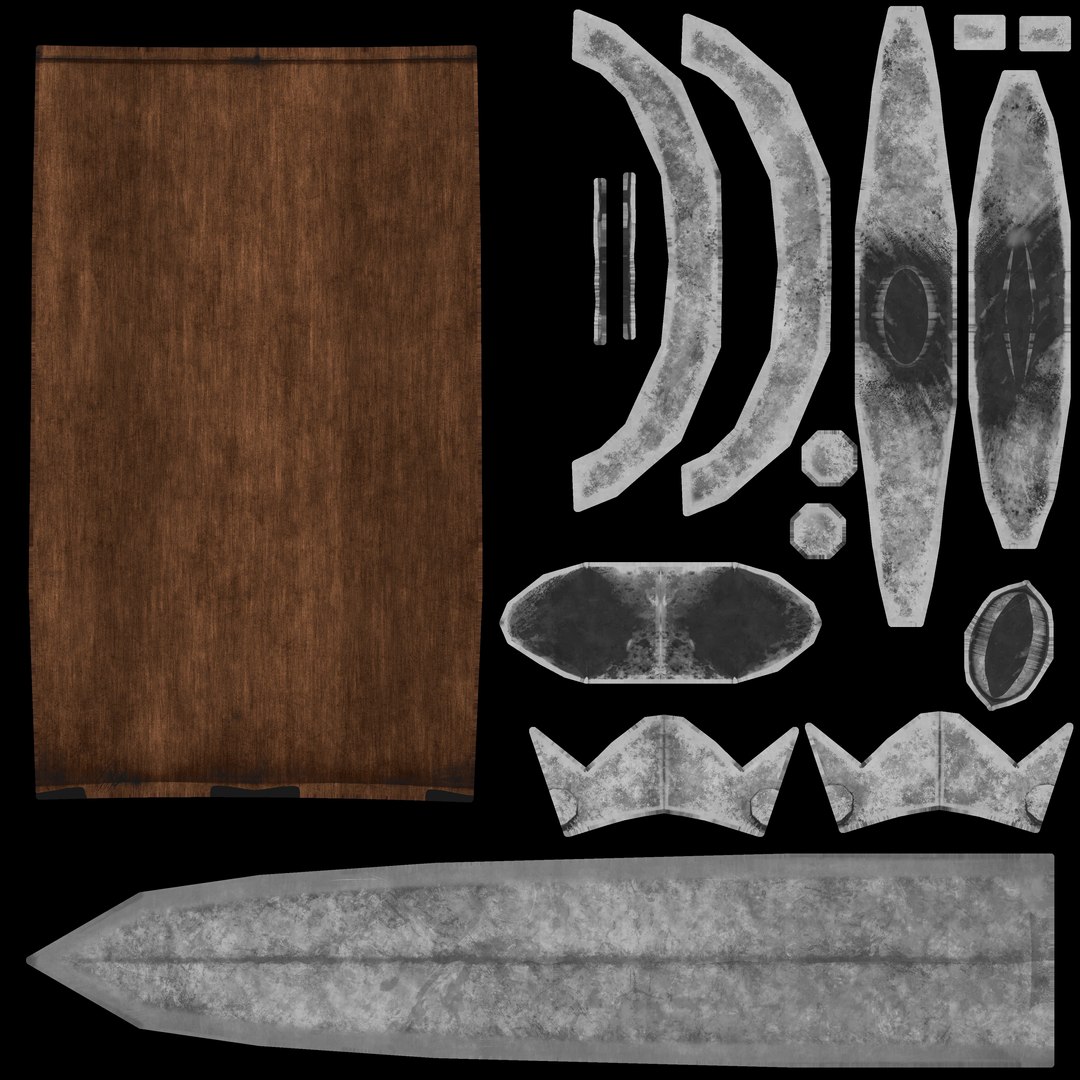 Iron Daggers Pack Game Ready PBR Textures 4K Model - TurboSquid 1797276