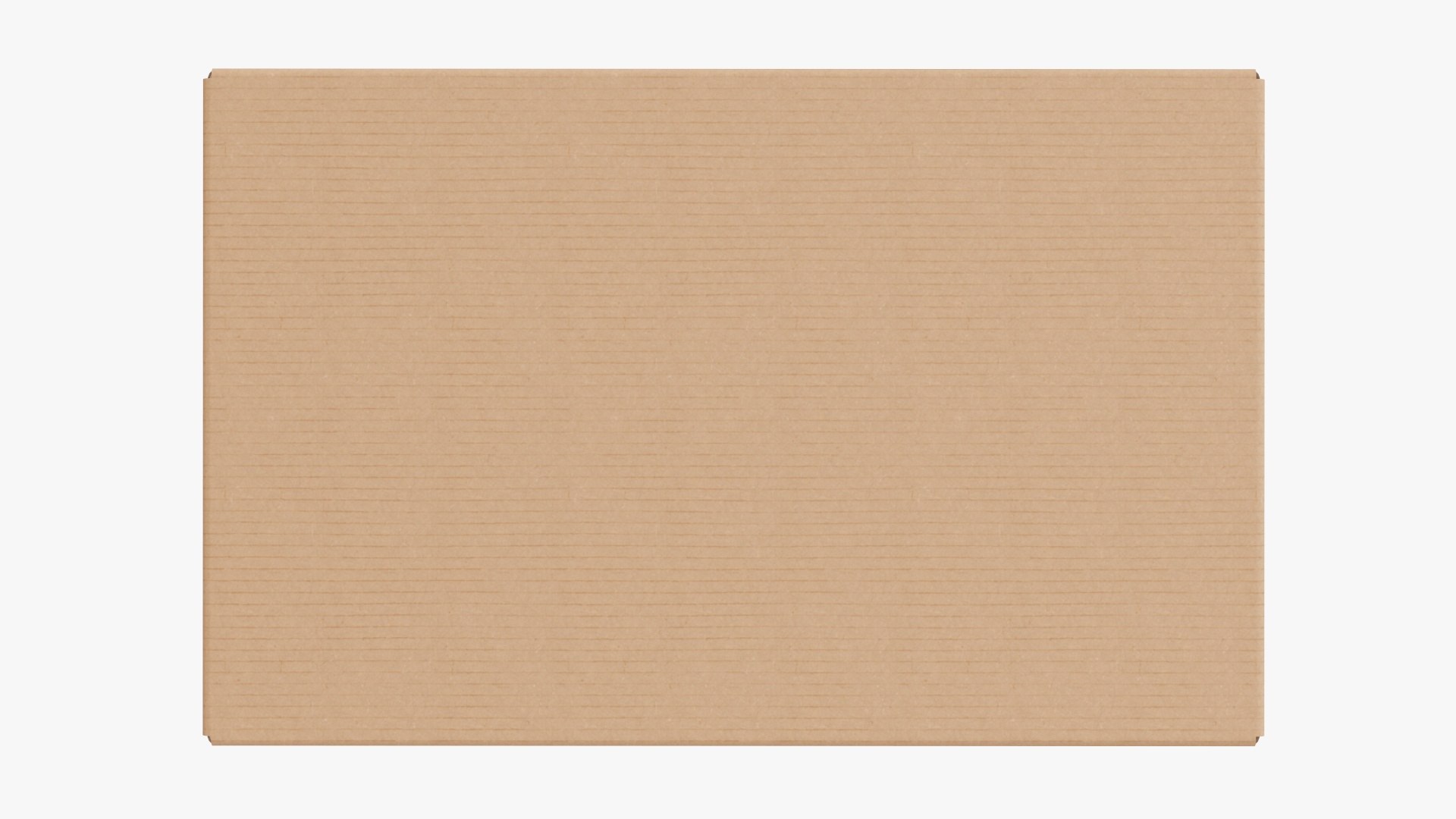 3D Cardboard Box Lid - TurboSquid 1585411