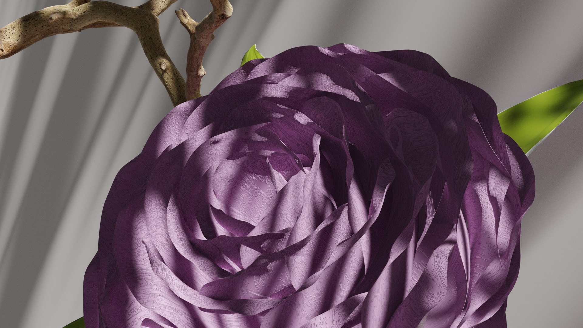 Blooming Rose Animation 3D Model - TurboSquid 2232452