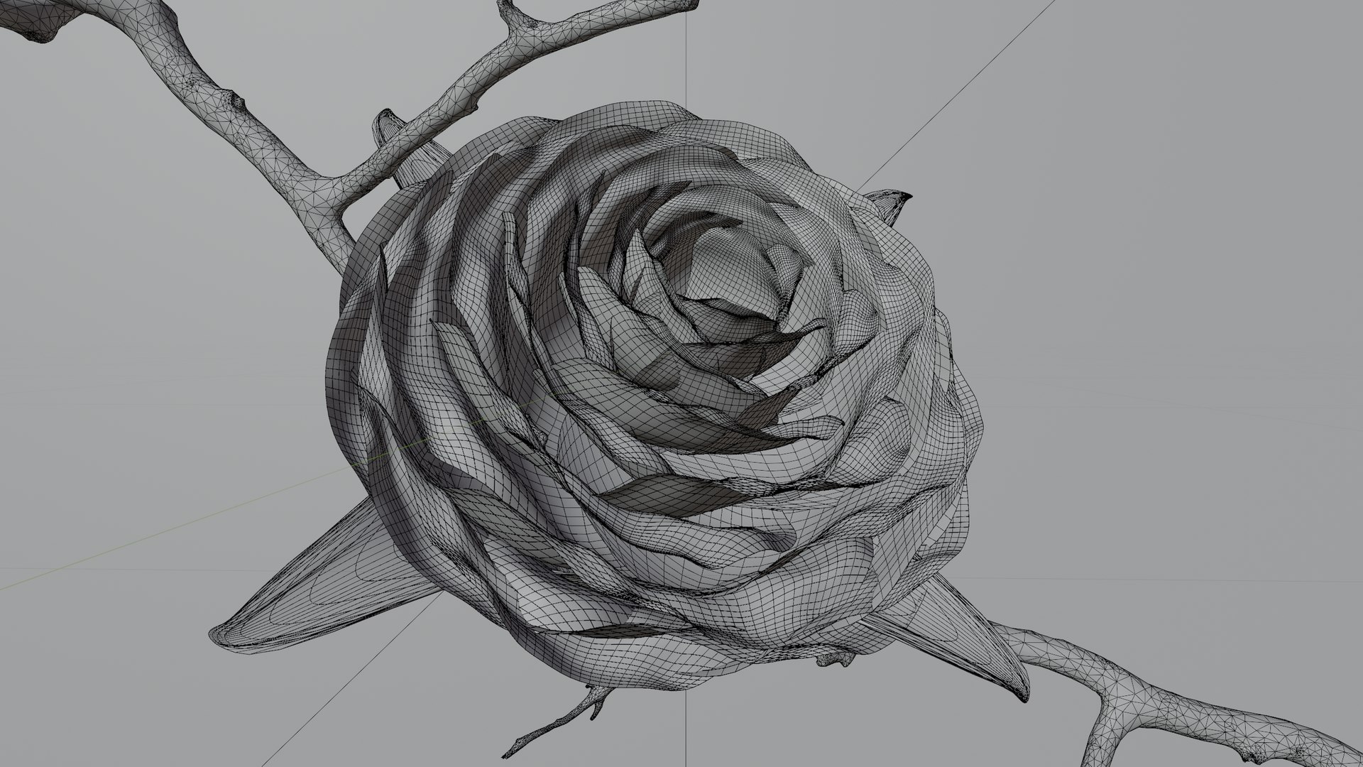 Blooming Rose Animation 3D Model - TurboSquid 2232452