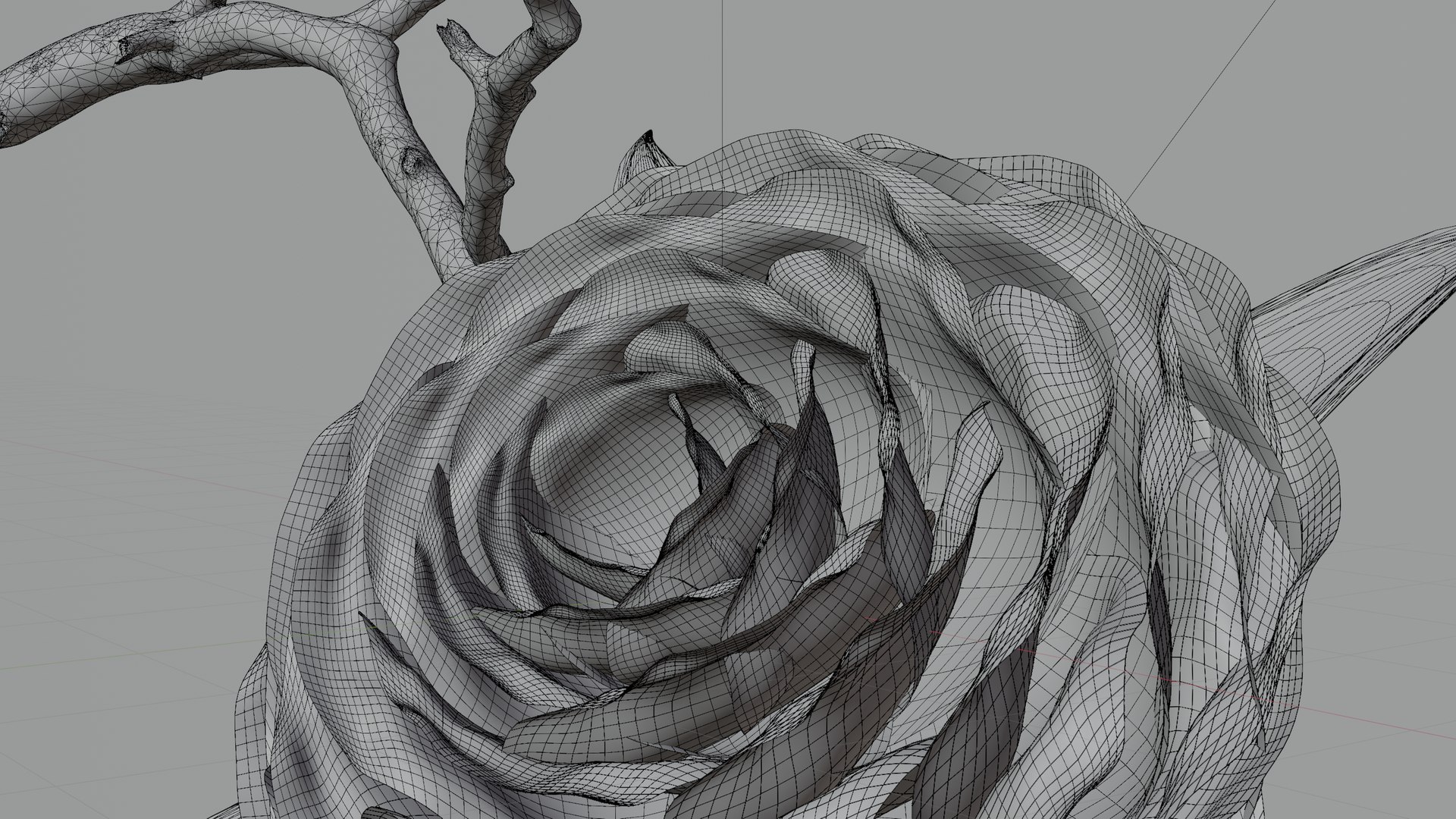 Blooming Rose Animation 3D Model - TurboSquid 2232452