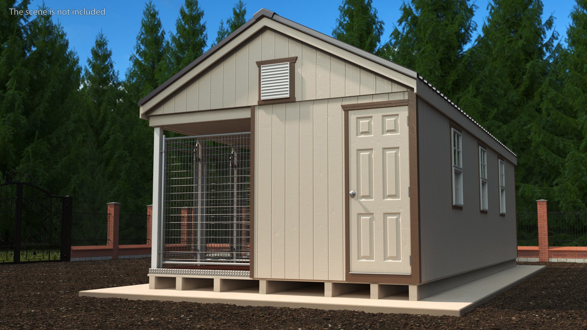 3D Model Residential Kennels Collection - TurboSquid 2208656