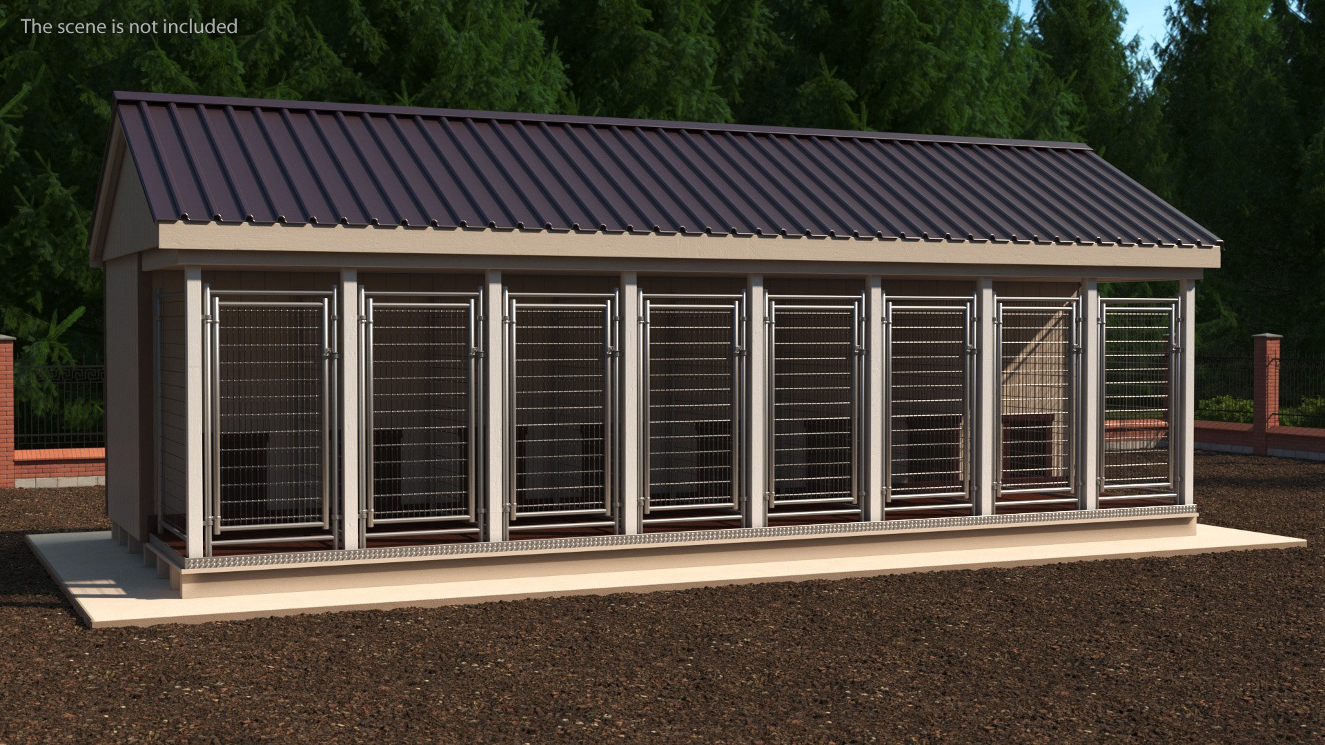 3D Model Residential Kennels Collection - TurboSquid 2208656