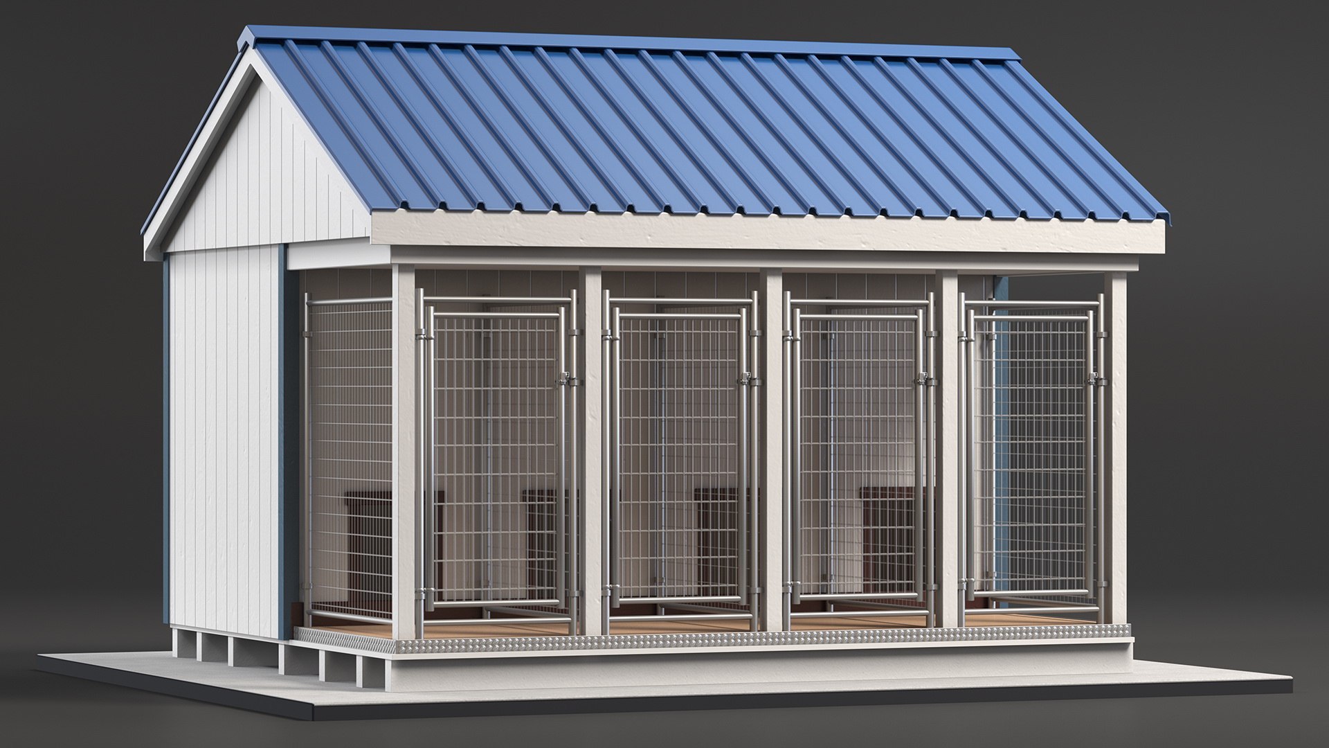 3D Model Residential Kennels Collection - TurboSquid 2208656