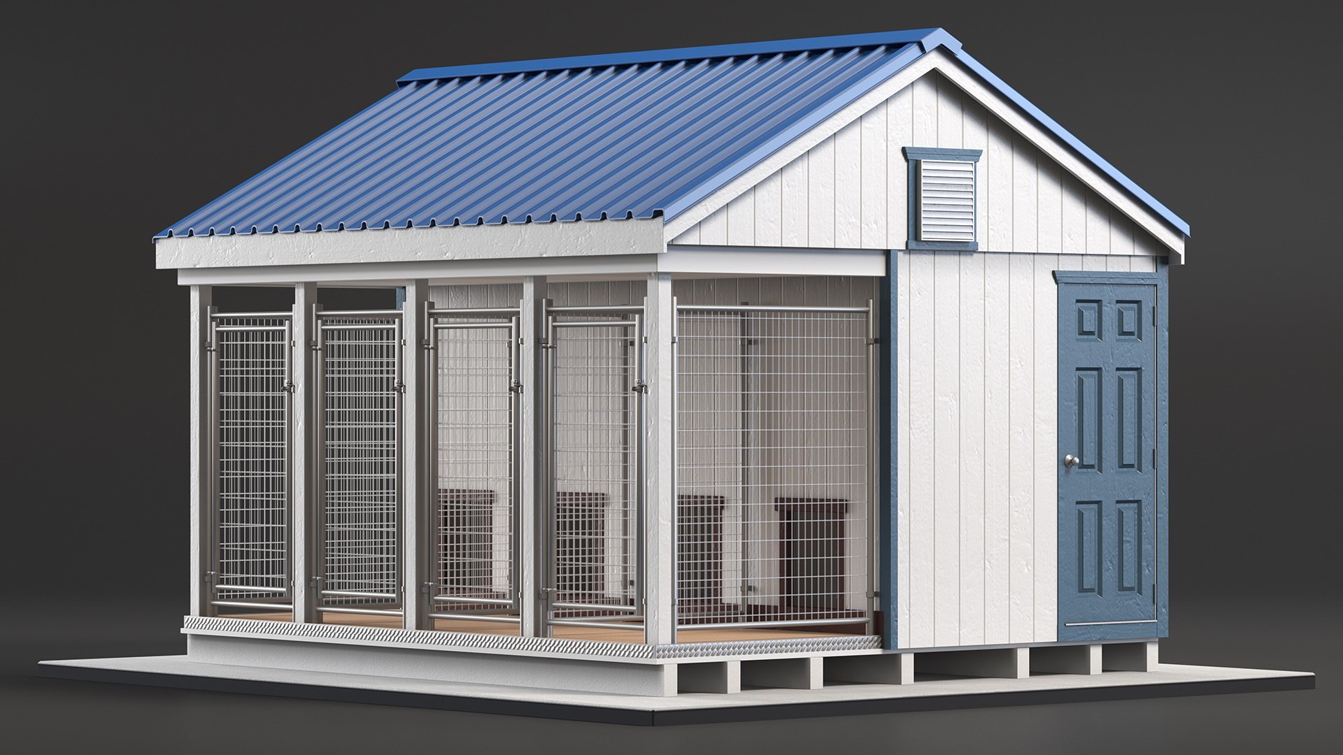 3D Model Residential Kennels Collection - TurboSquid 2208656