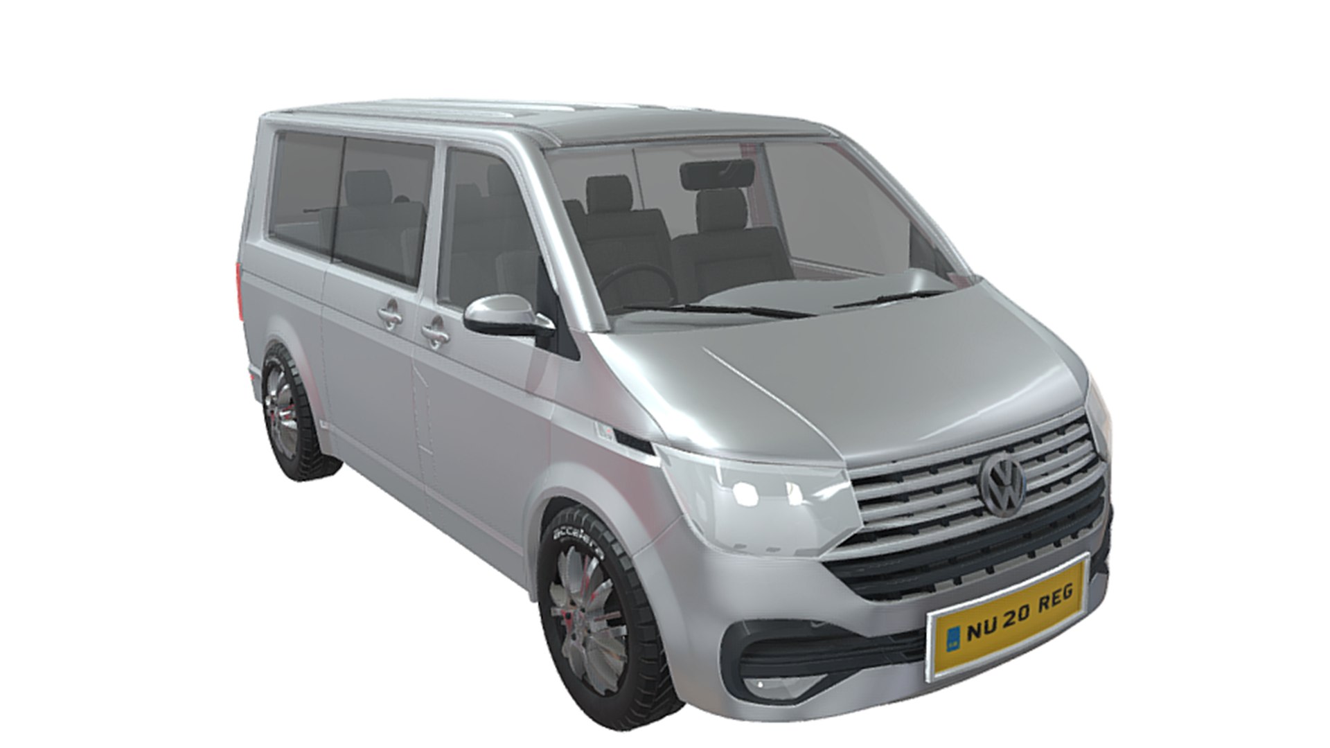 3D Volkswagen-transporter-t6 Model - TurboSquid 2149830