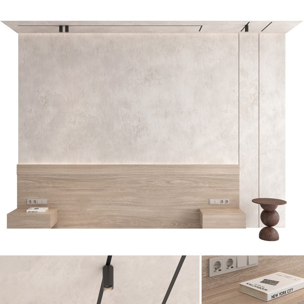 3D Decorative wall panel set 99 model - TurboSquid 2003802