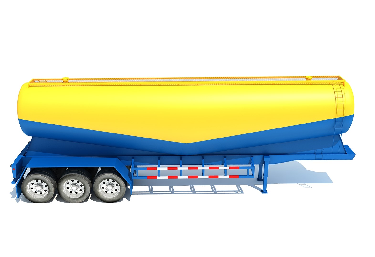 Tanker trailer 3D model - TurboSquid 1397569