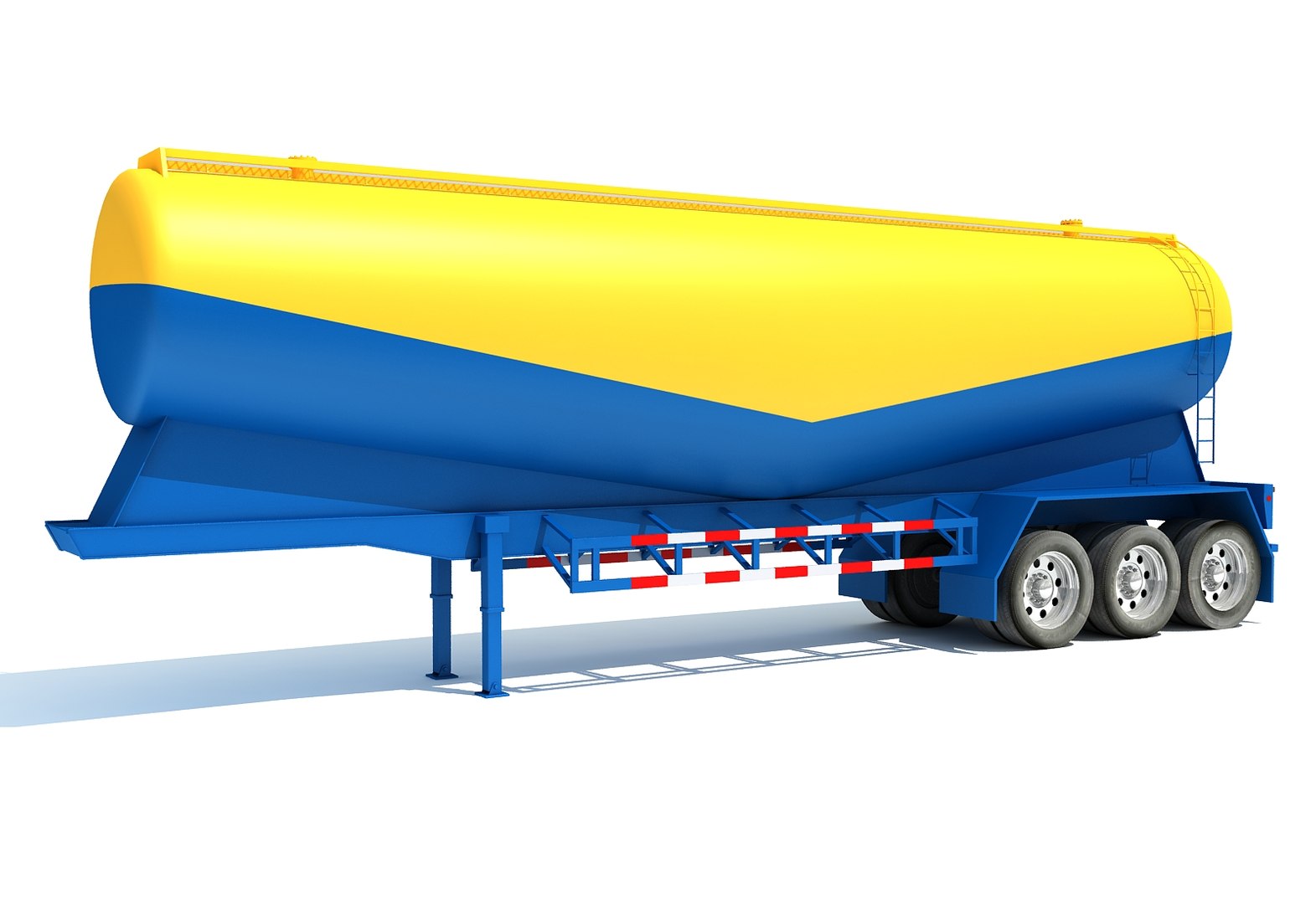 Tanker trailer 3D model - TurboSquid 1397569