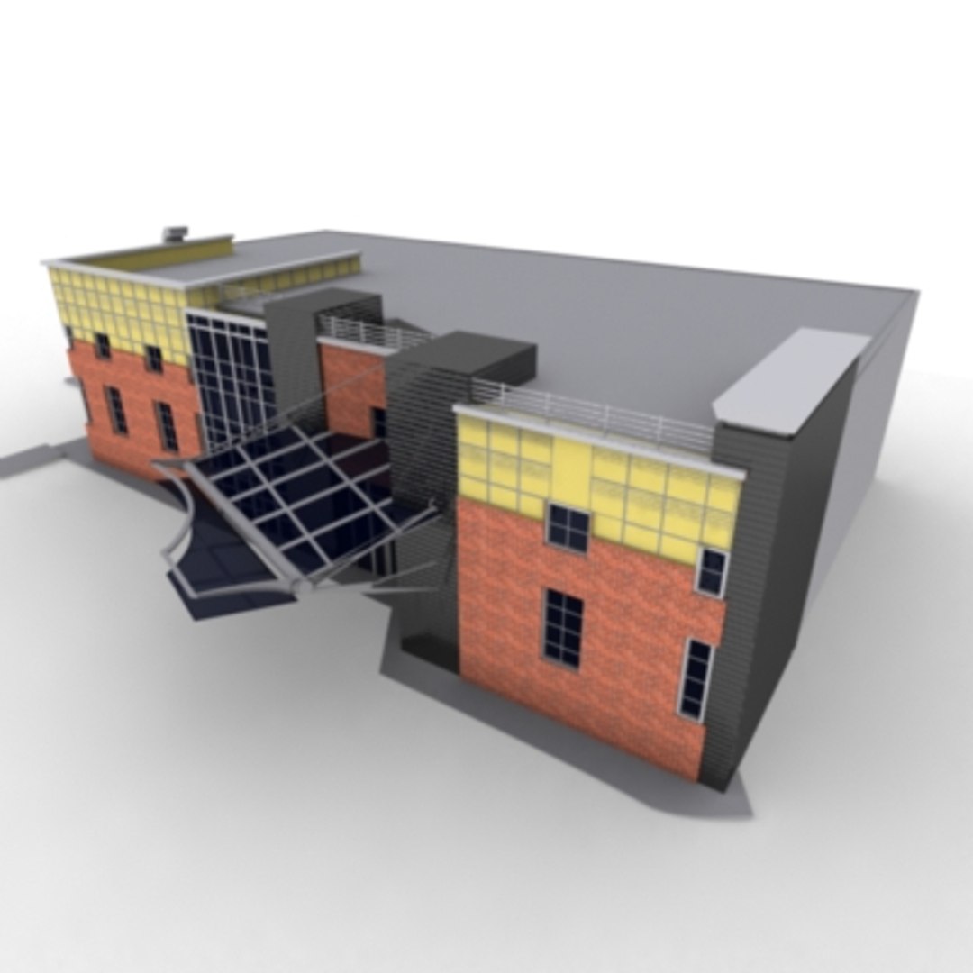 Office Building 3d Max