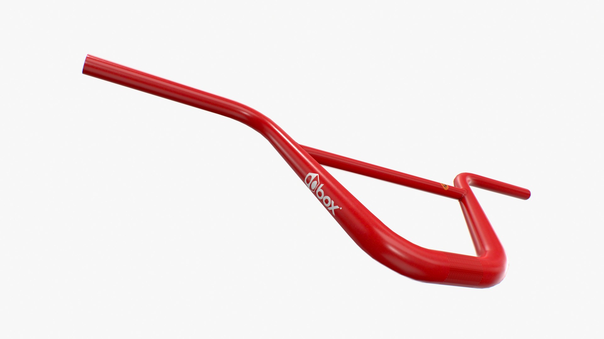 3D BMX Red Handlebars Model - TurboSquid 2119432