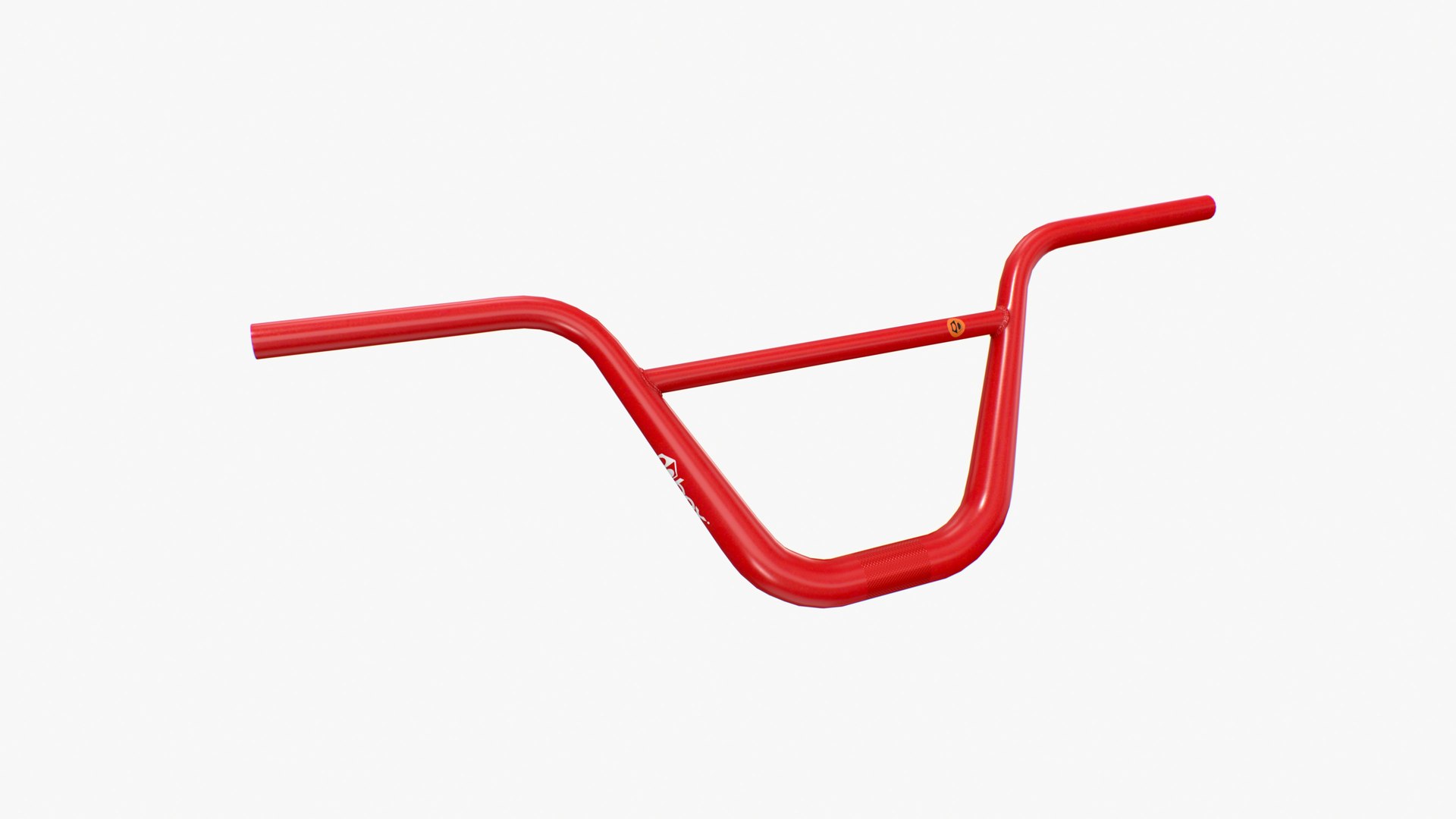 3D BMX Red Handlebars Model - TurboSquid 2119432