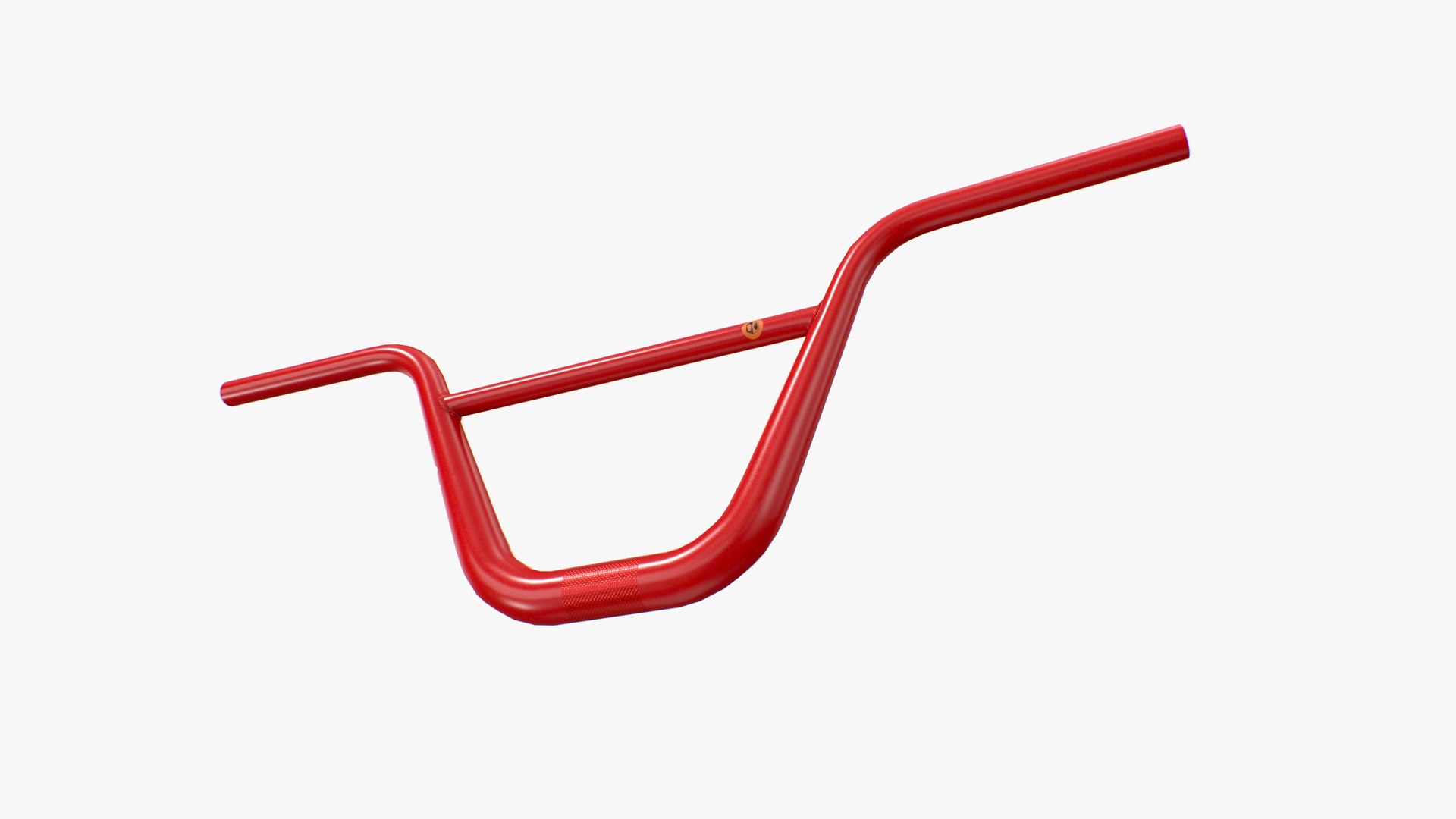 3D BMX red handlebars model - TurboSquid 2119432