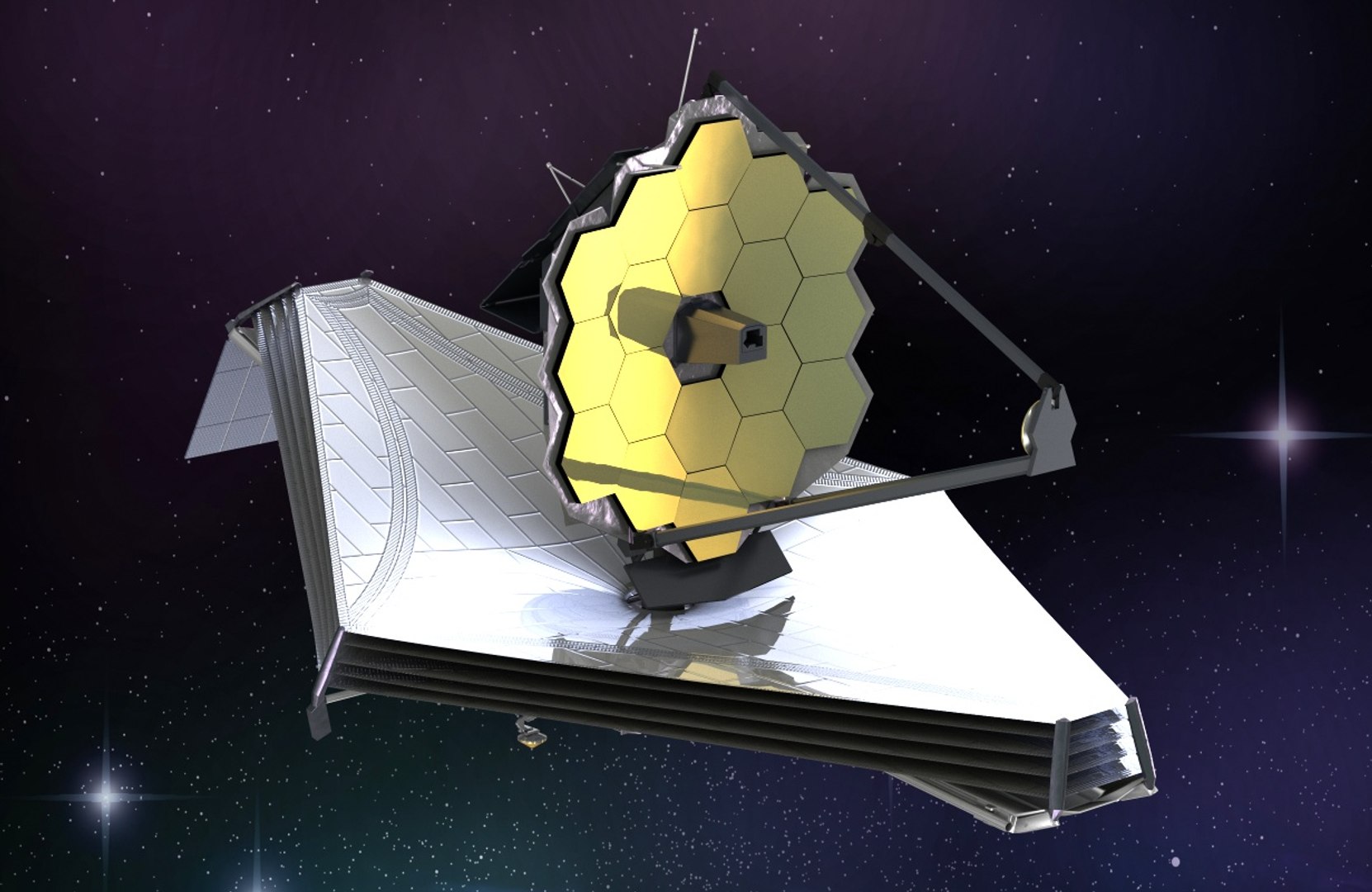 3D James Webb Space Telescope Model - TurboSquid 1260711