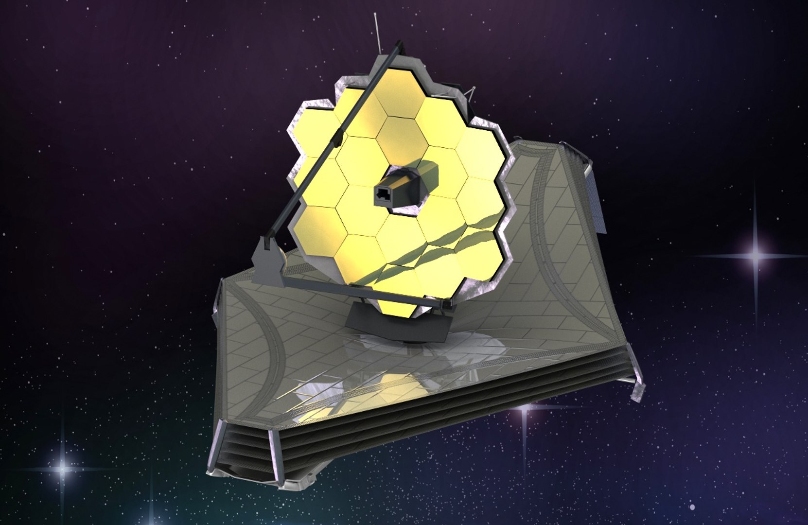 3D James Webb Space Telescope Model - TurboSquid 1260711