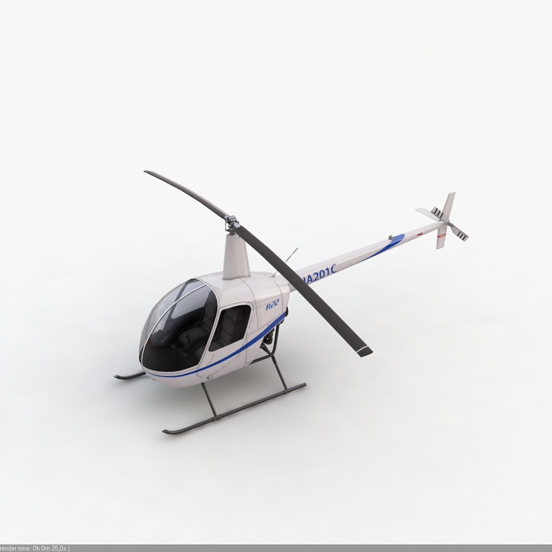 3d Robinson R22