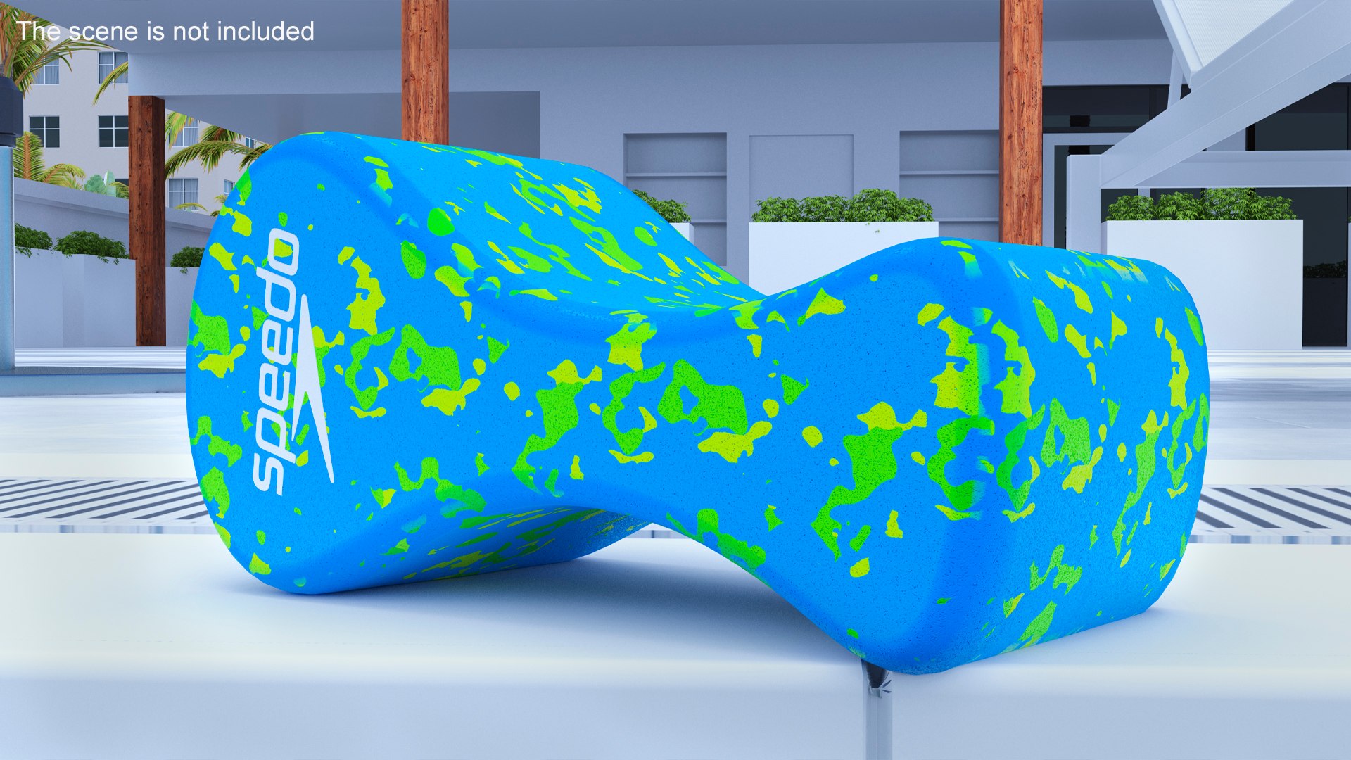 Speedo Pull Buoy Blue And Green 3D Model - TurboSquid 2112732