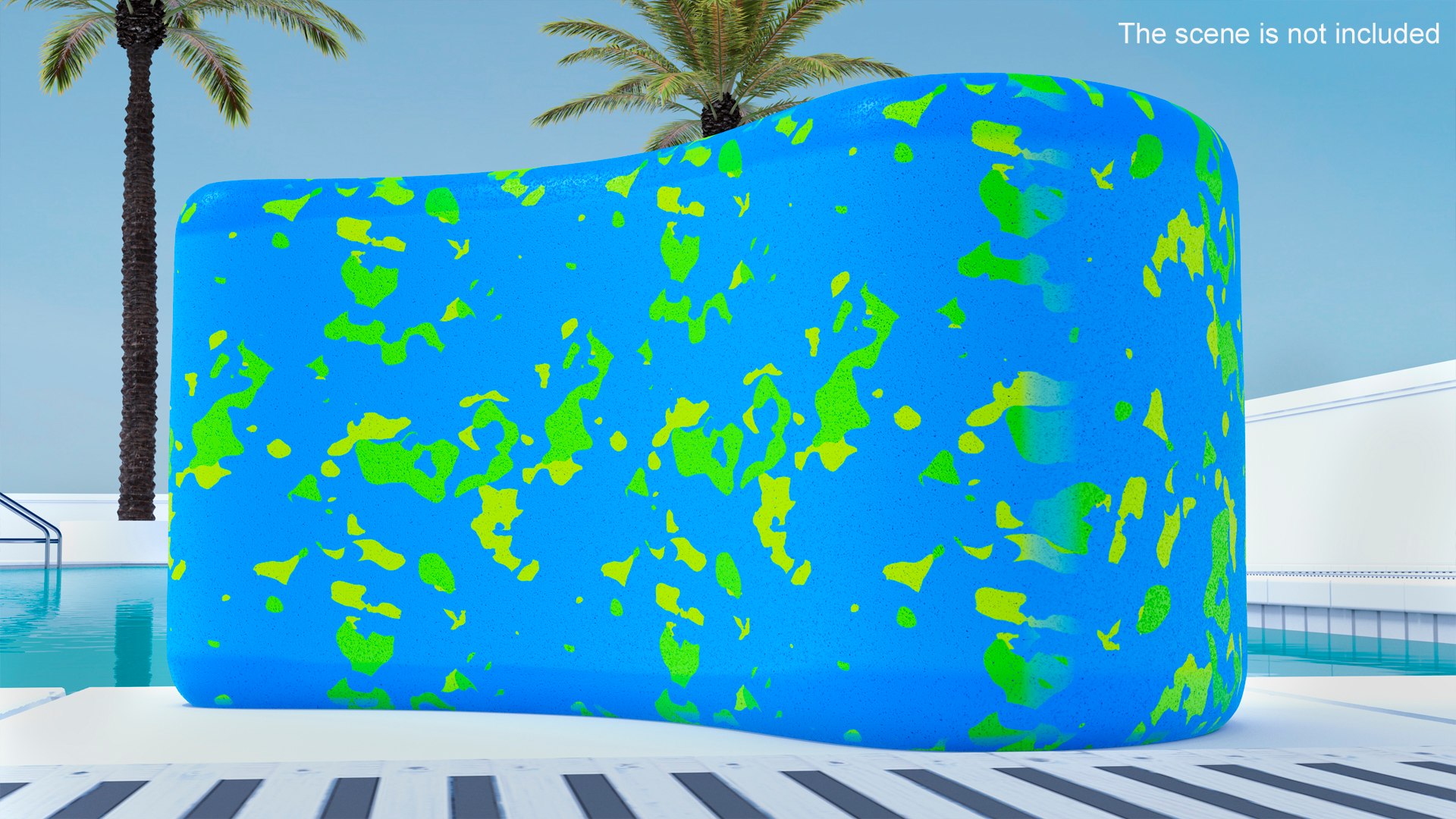 Speedo Pull Buoy Blue And Green 3D Model - TurboSquid 2112732