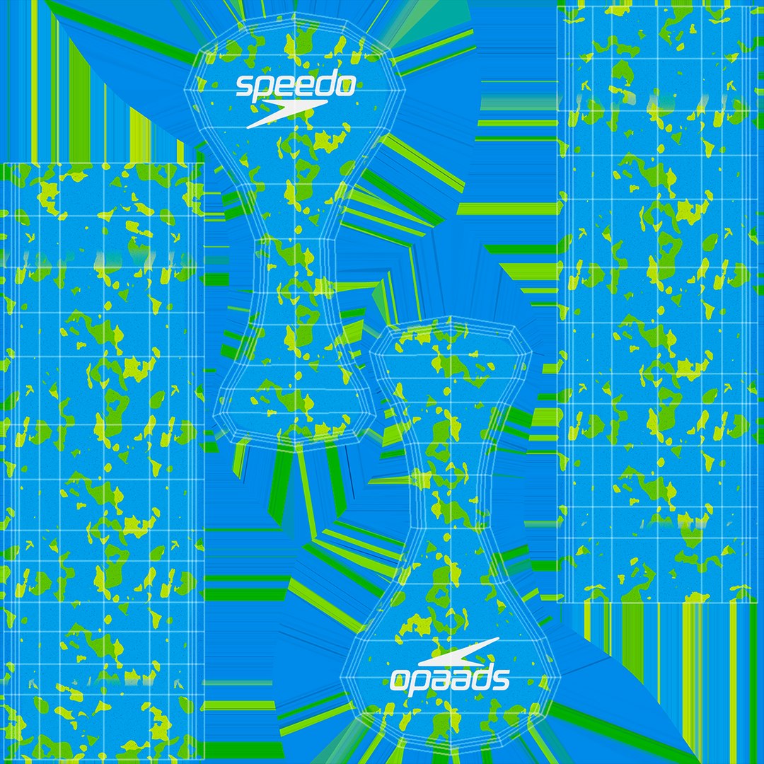 Speedo Pull Buoy Blue And Green 3D Model - TurboSquid 2112732