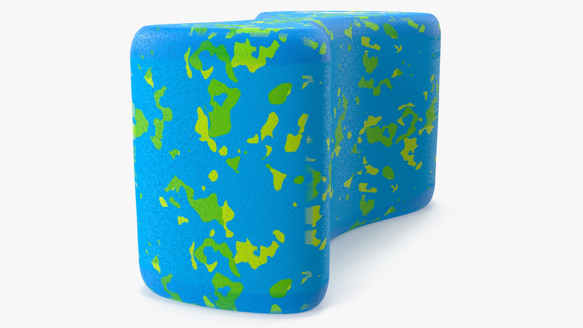 Speedo Pull Buoy Blue And Green 3D Model - TurboSquid 2112732
