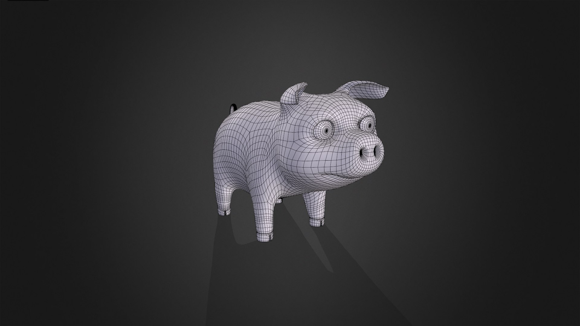 3D Asset - Cartoons - Animal - Pink Pig Rigged - TurboSquid 2171926